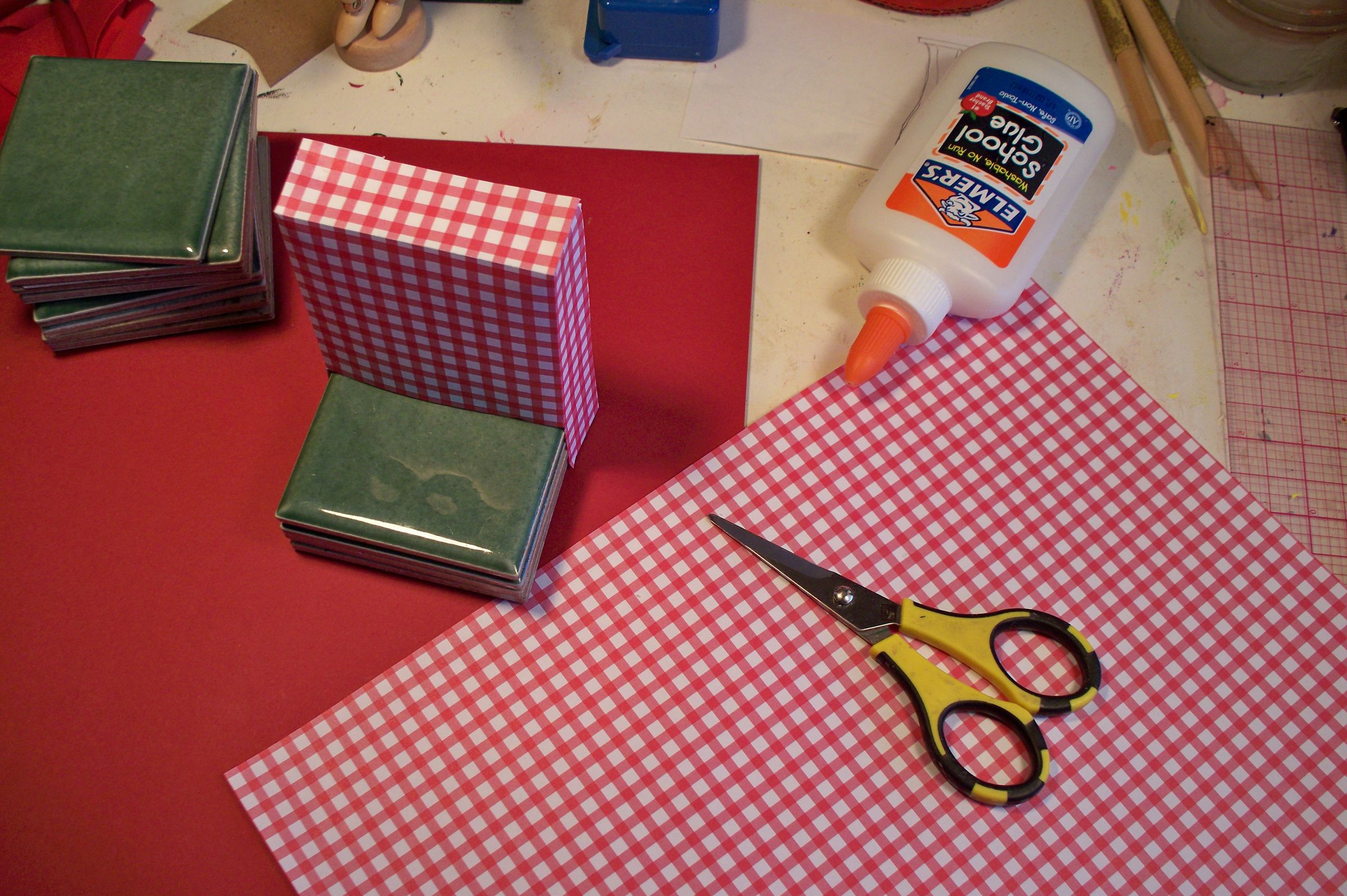 How to Make Bookends From Ceramic Tile : 6 Steps (with Pictures ...