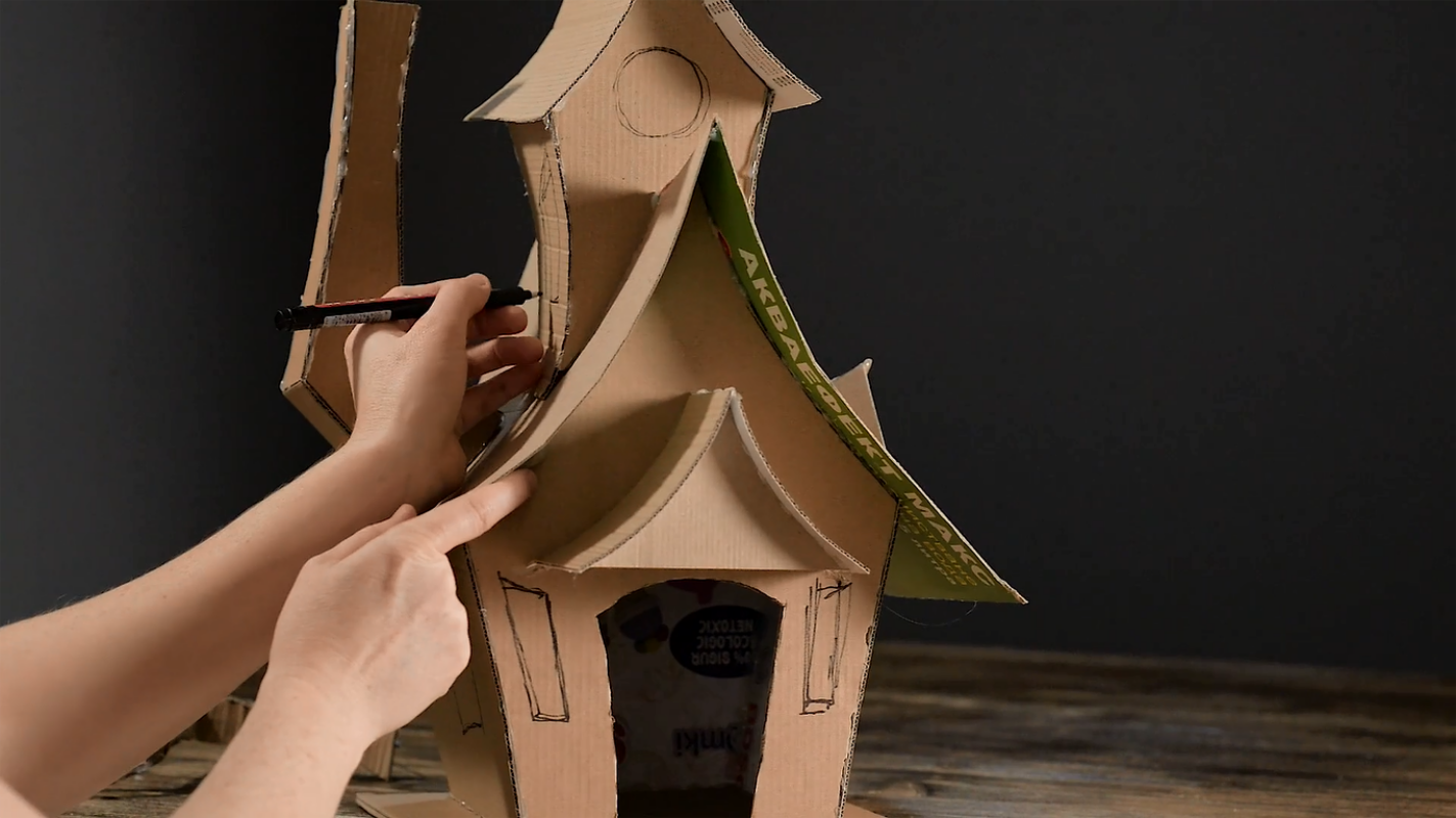 Witch House Using Cardboard : 5 Steps (with Pictures) - Instructables