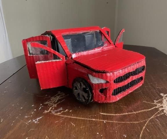 How to Make Cardboard Kia Stinger Inspired Model Car : 17 Steps (with ...
