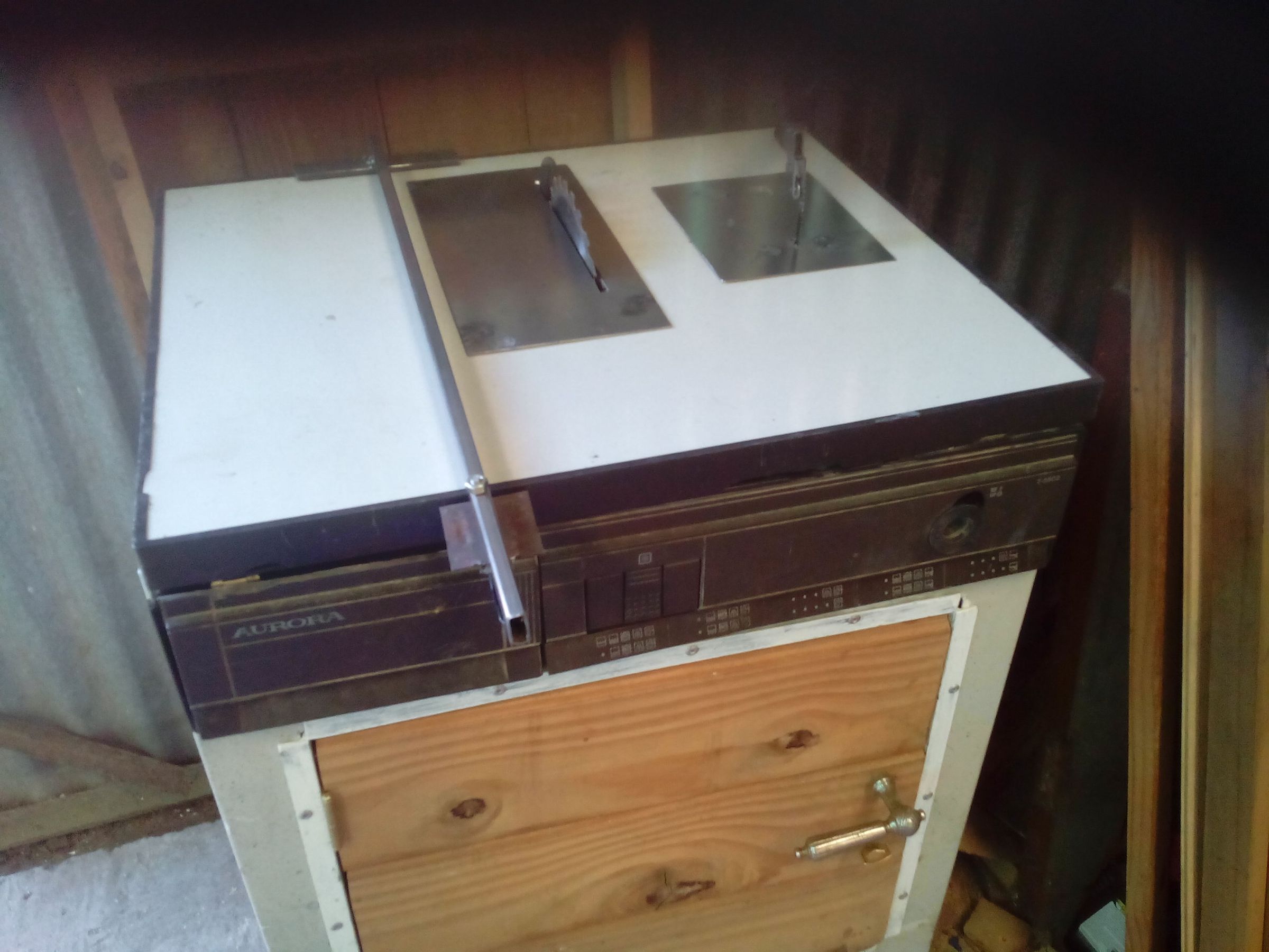 Convert Washing Machine Chassis in Jig Saw and Hand Saw Table : 8 Steps ...