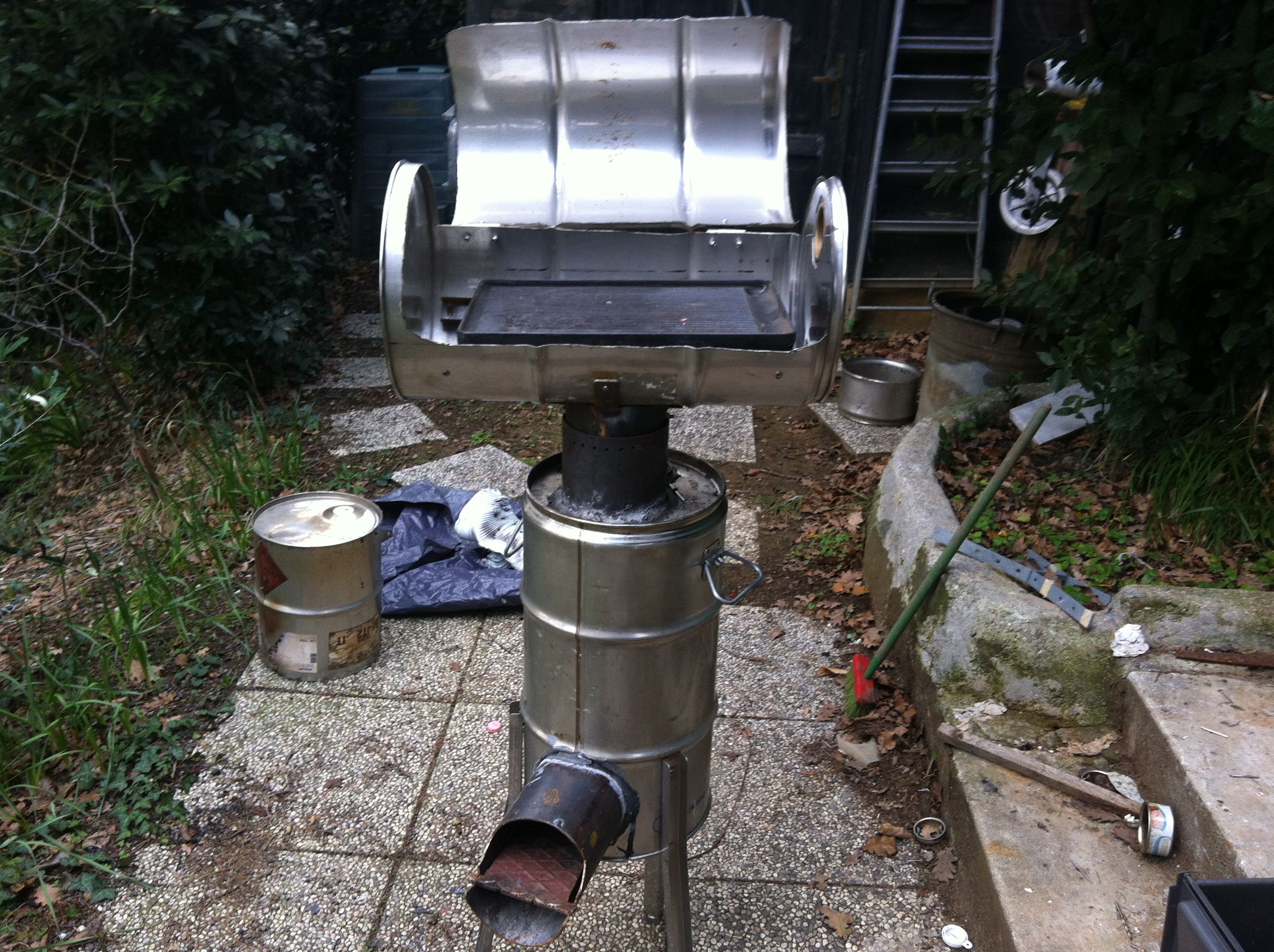 Rocket Stove and BBQ : 11 Steps - Instructables