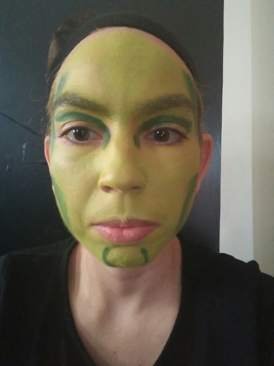 Wicked Witch Face Paint