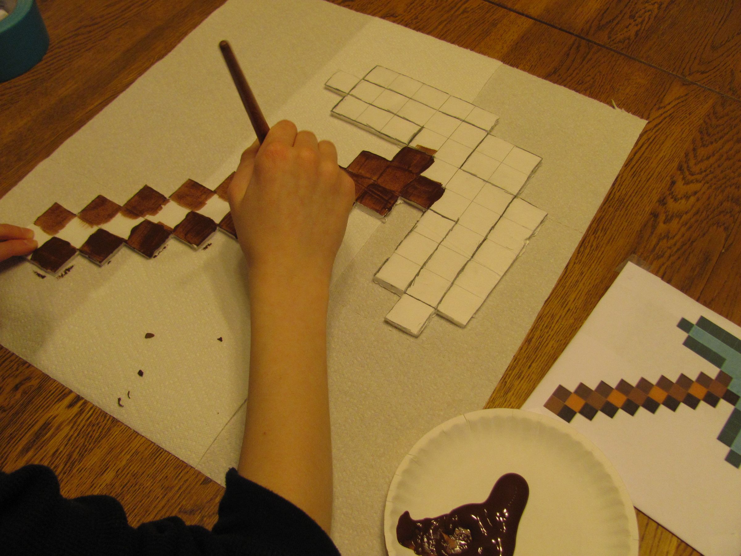 How to Make a Minecraft Diamond Pickaxe : 9 Steps (with Pictures ...