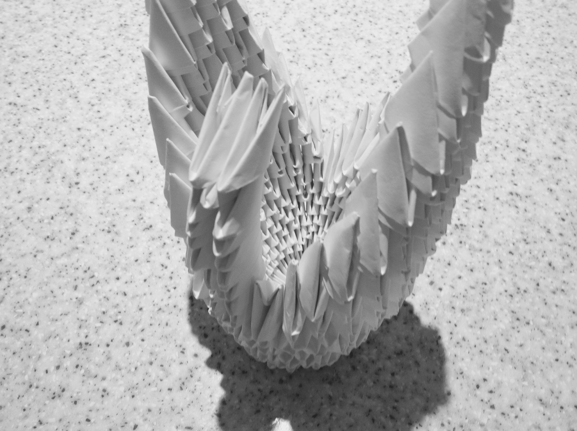 How To Make 3d Origami Small Swan Model 1 3D Modular Origami Swan : 7