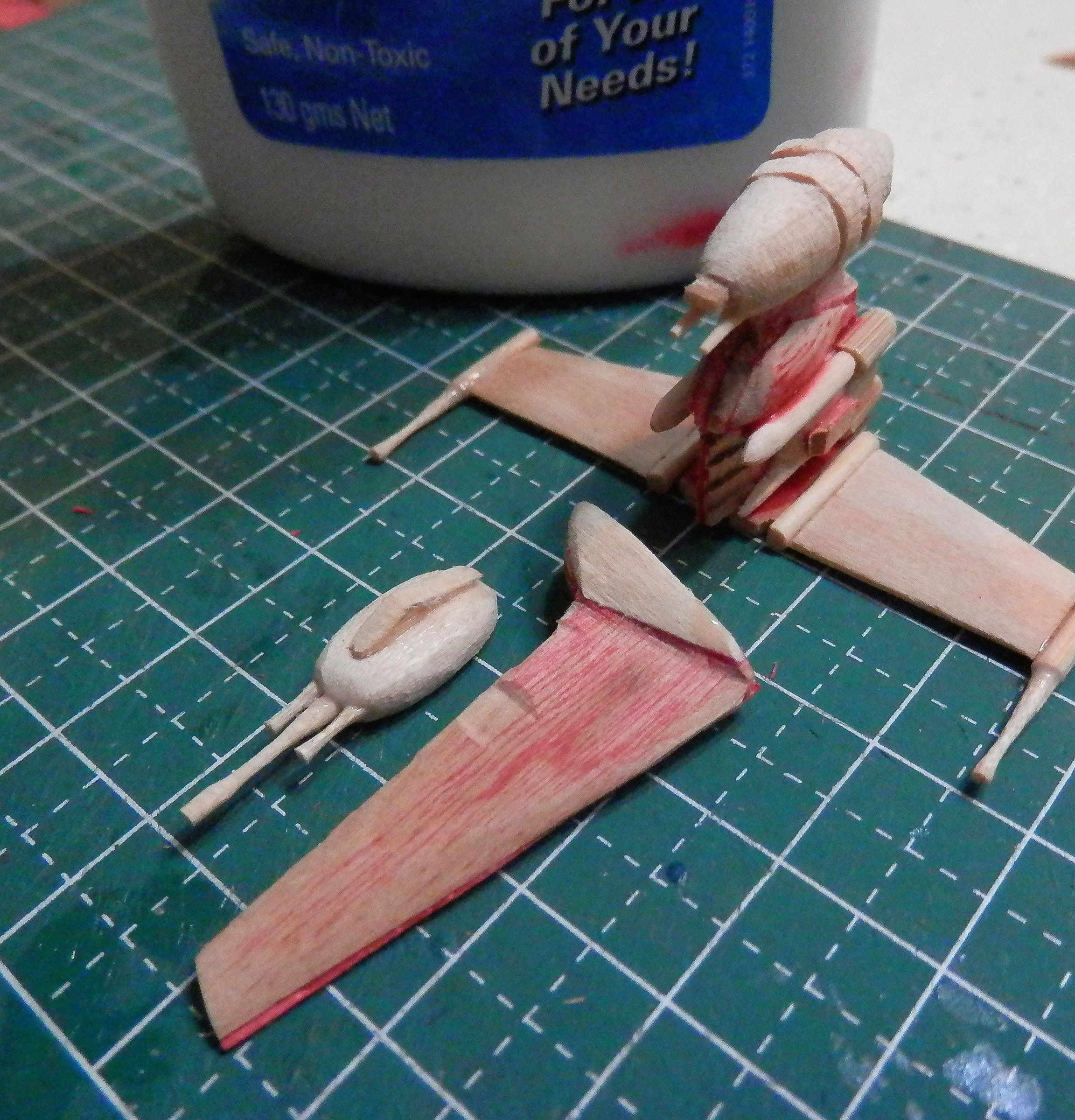 Mini B-Wing Popsicle Stick Model : 8 Steps (with Pictures) - Instructables