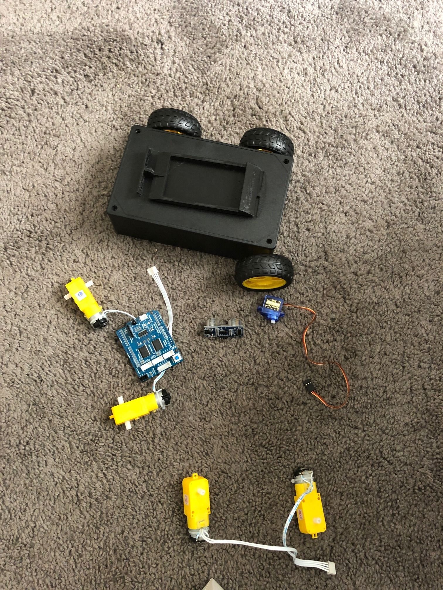 Obstacle Avoiding Robotic Car : 9 Steps - Instructables