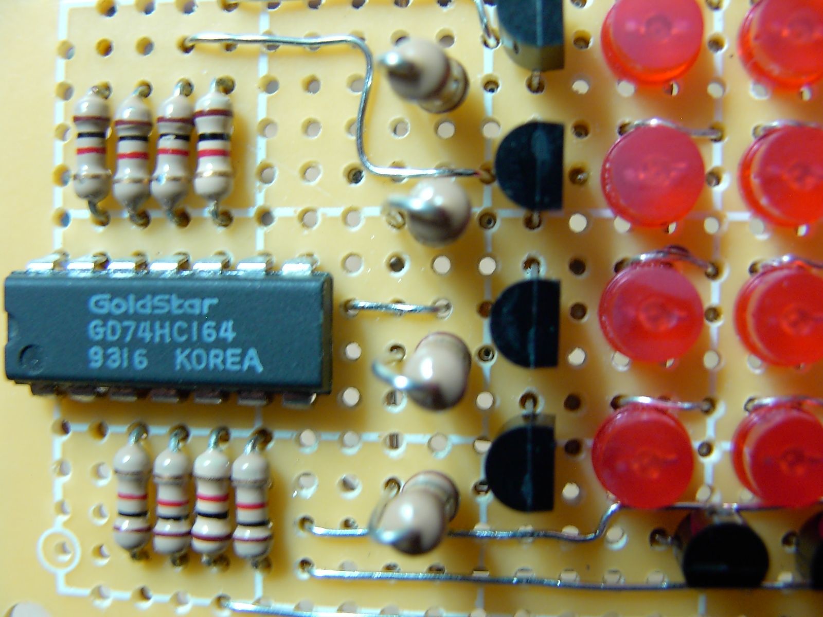 Single Chip, 2 Wire 4x4 LED Matrix - Instructables
