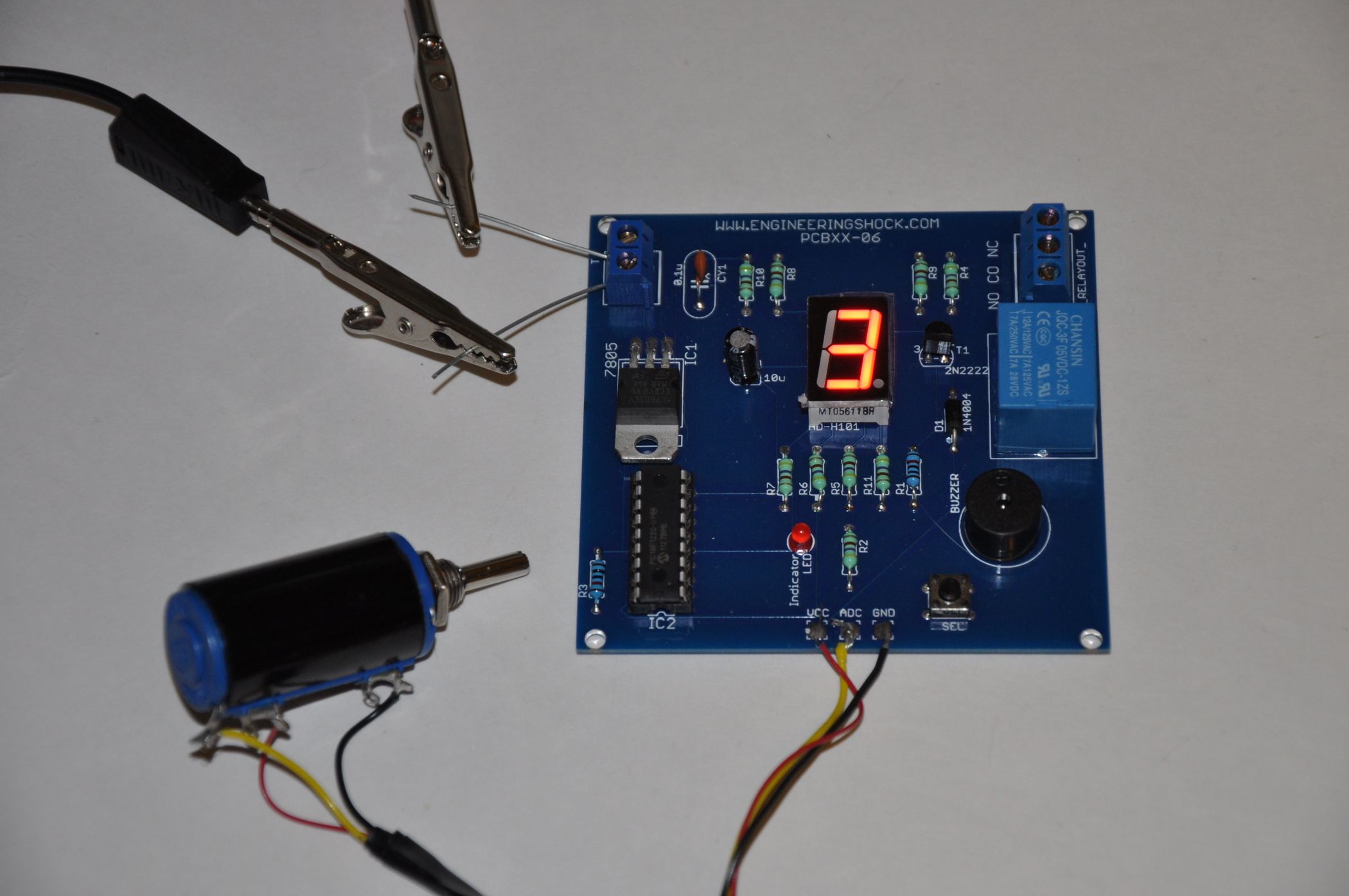 The Electronic Digital Combination Lock SAFE Kit With Variable Resistor ...