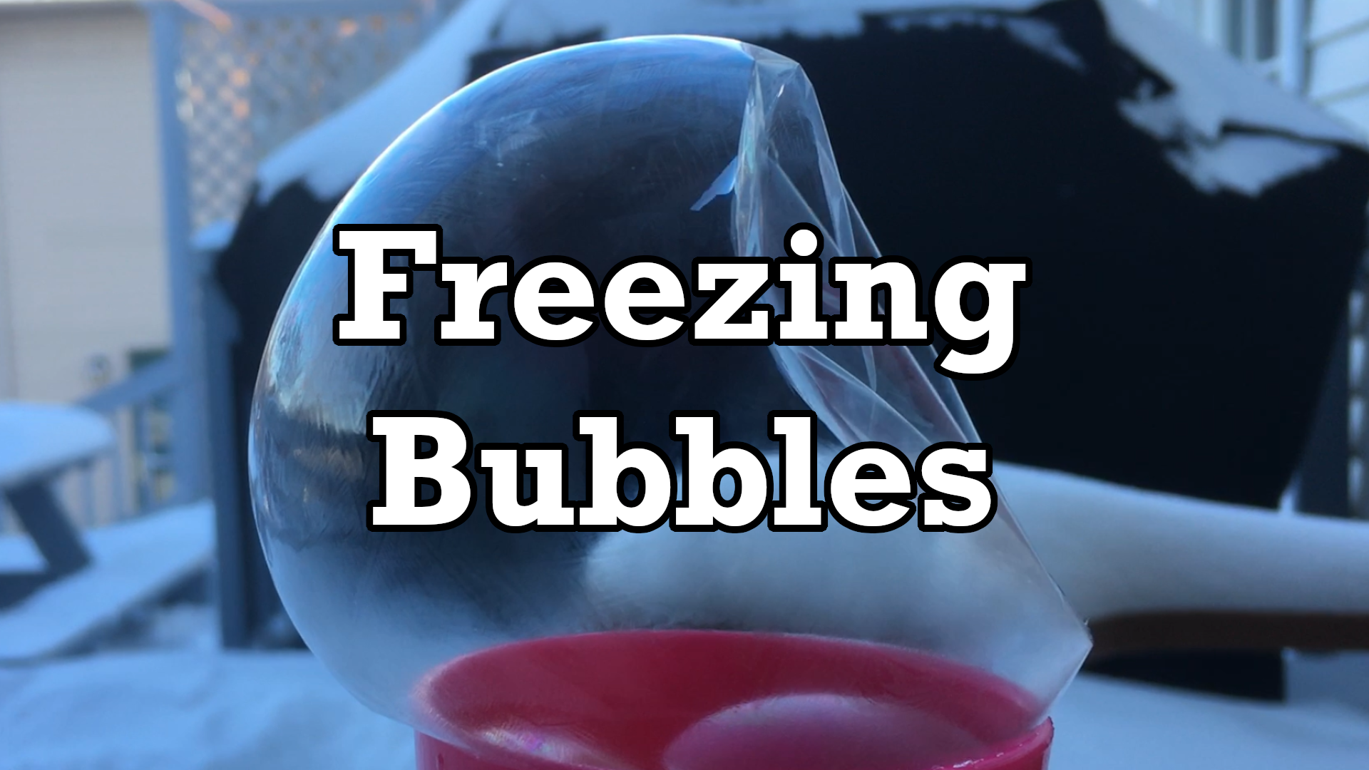 Freezing Weather Experiments : 6 Steps - Instructables