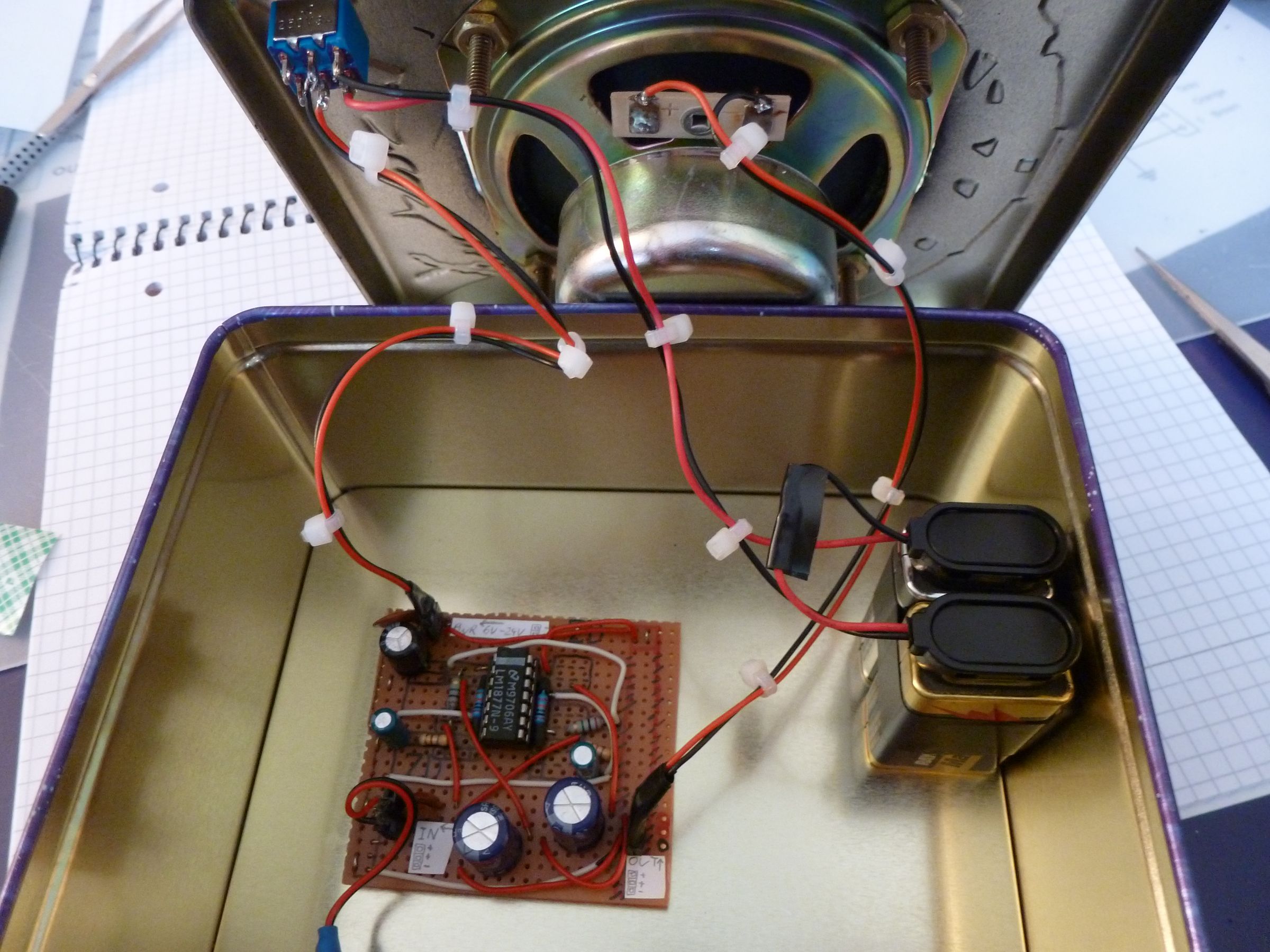 The BlackBox - a Amplifying Speaker Box Made of Mostly Recycled Parts ...