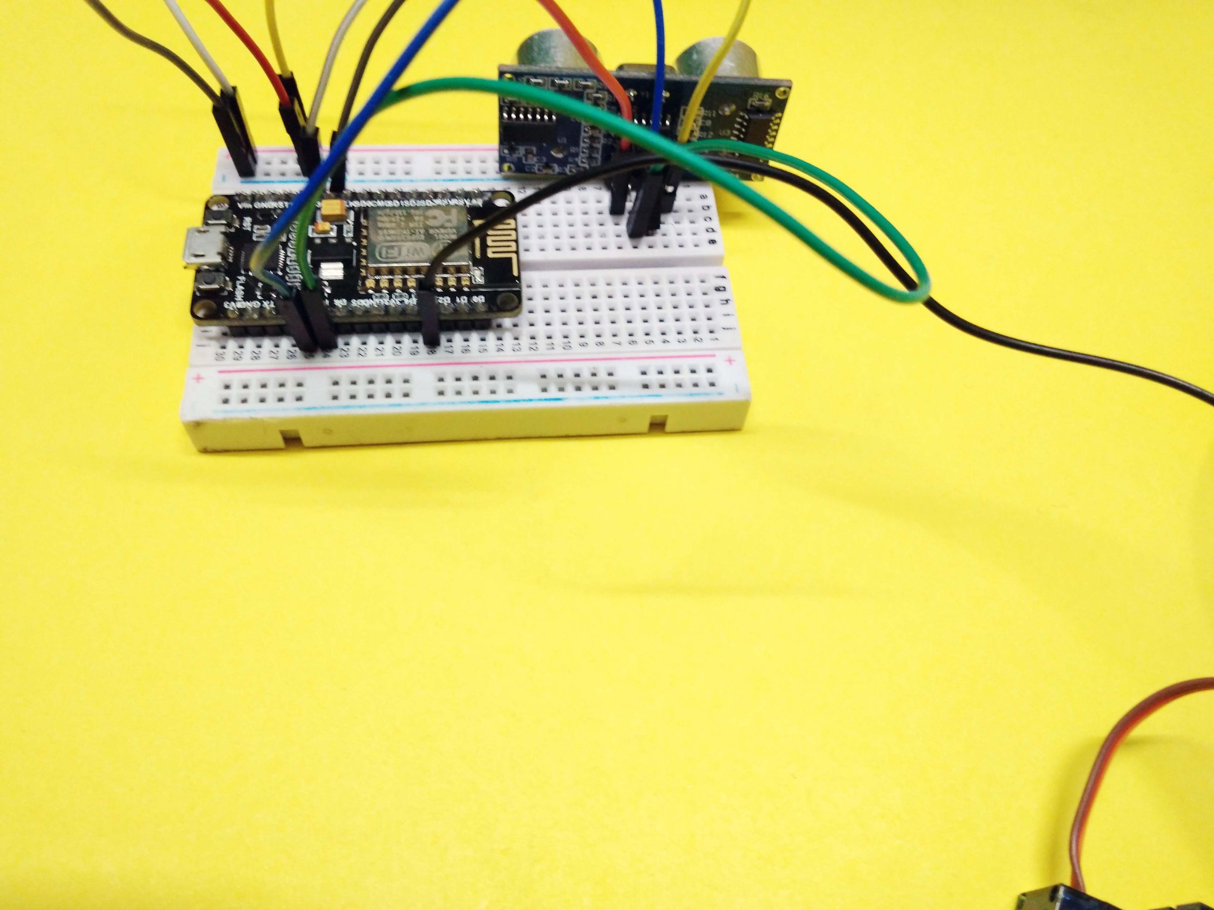 Ultrasonic Sensor Controlled Servo in NodeMCU : 5 Steps - Instructables