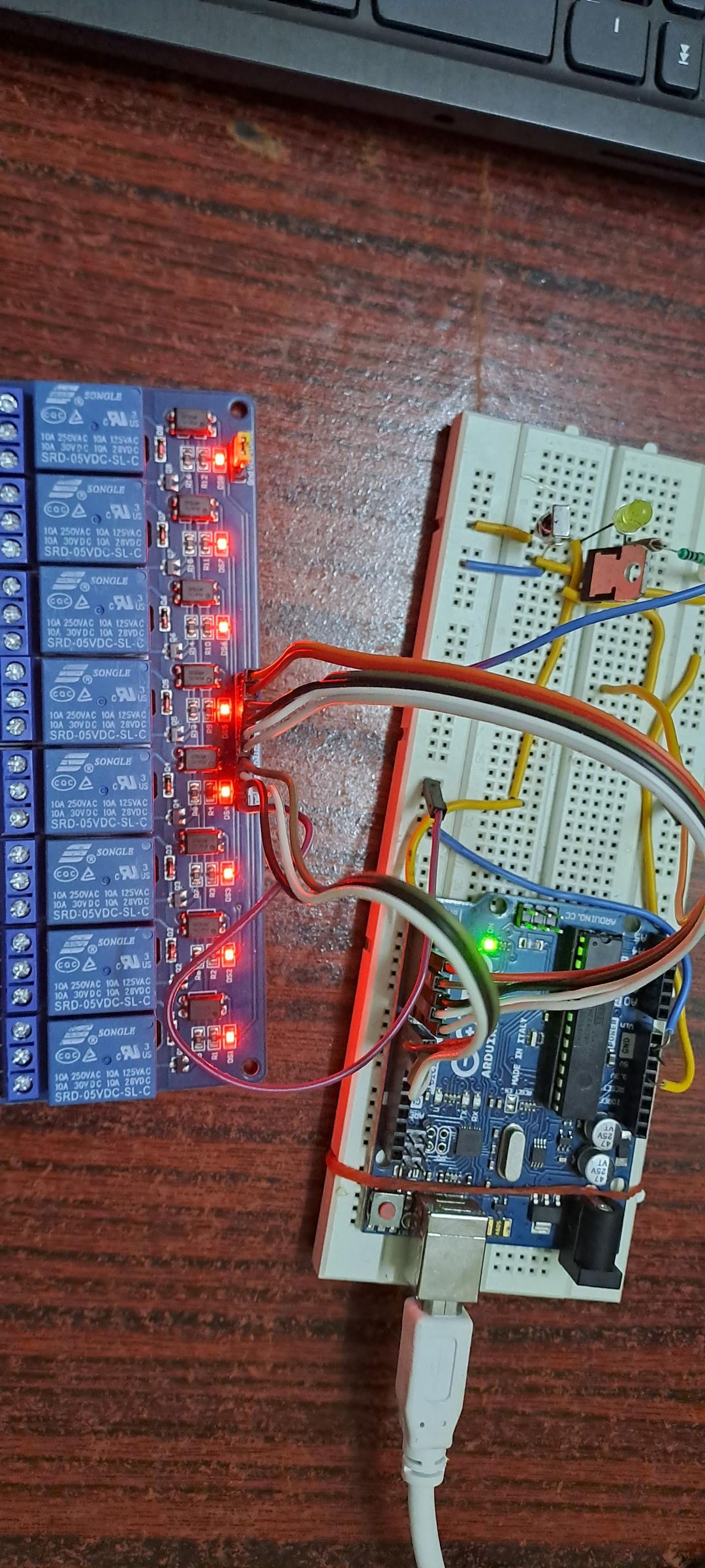 Controlling Arduino Uno and 8 Channel Relay Board Using TV Remote and ...