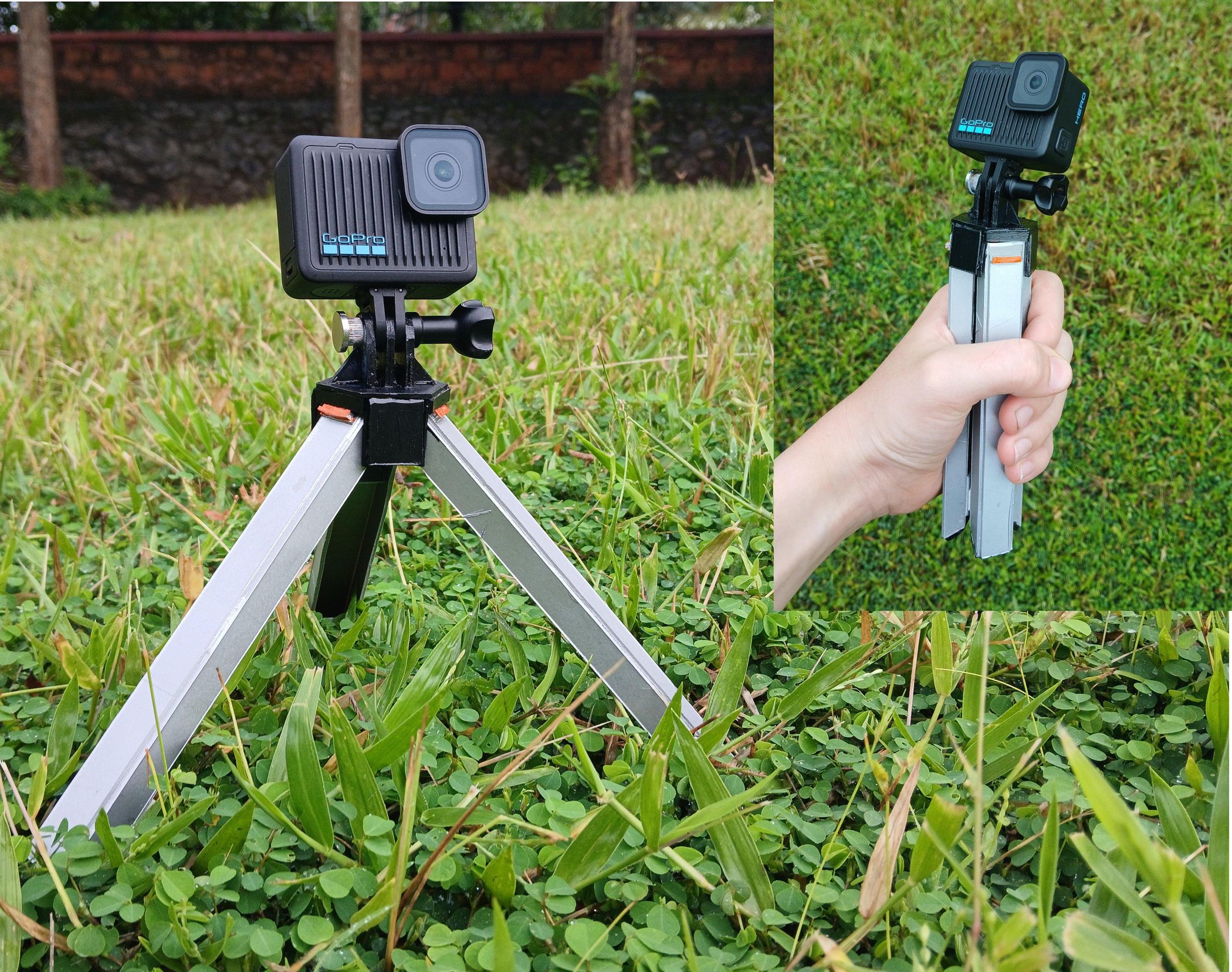 $1 DIY PVC Mini Foldable Tripod Stand/Grip for GoPro : 11 Steps (with Pictures) - Instructables