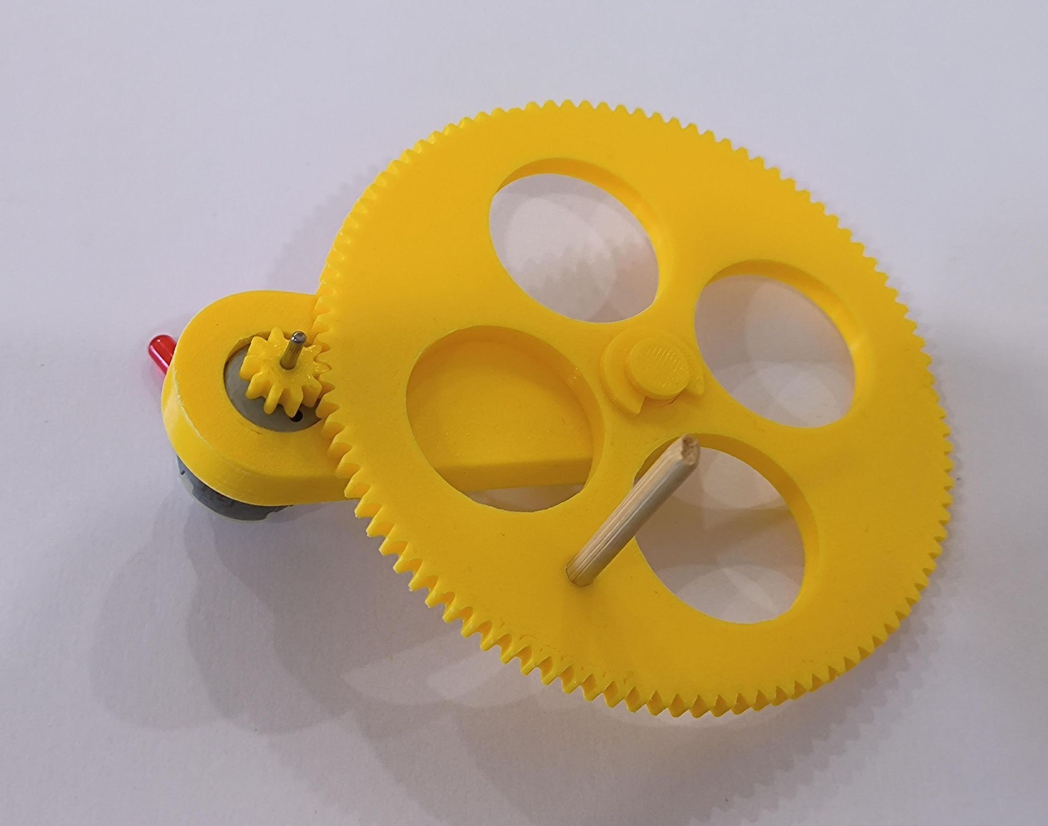 Hand Crank Generator for School Projects : 3 Steps (with Pictures ...