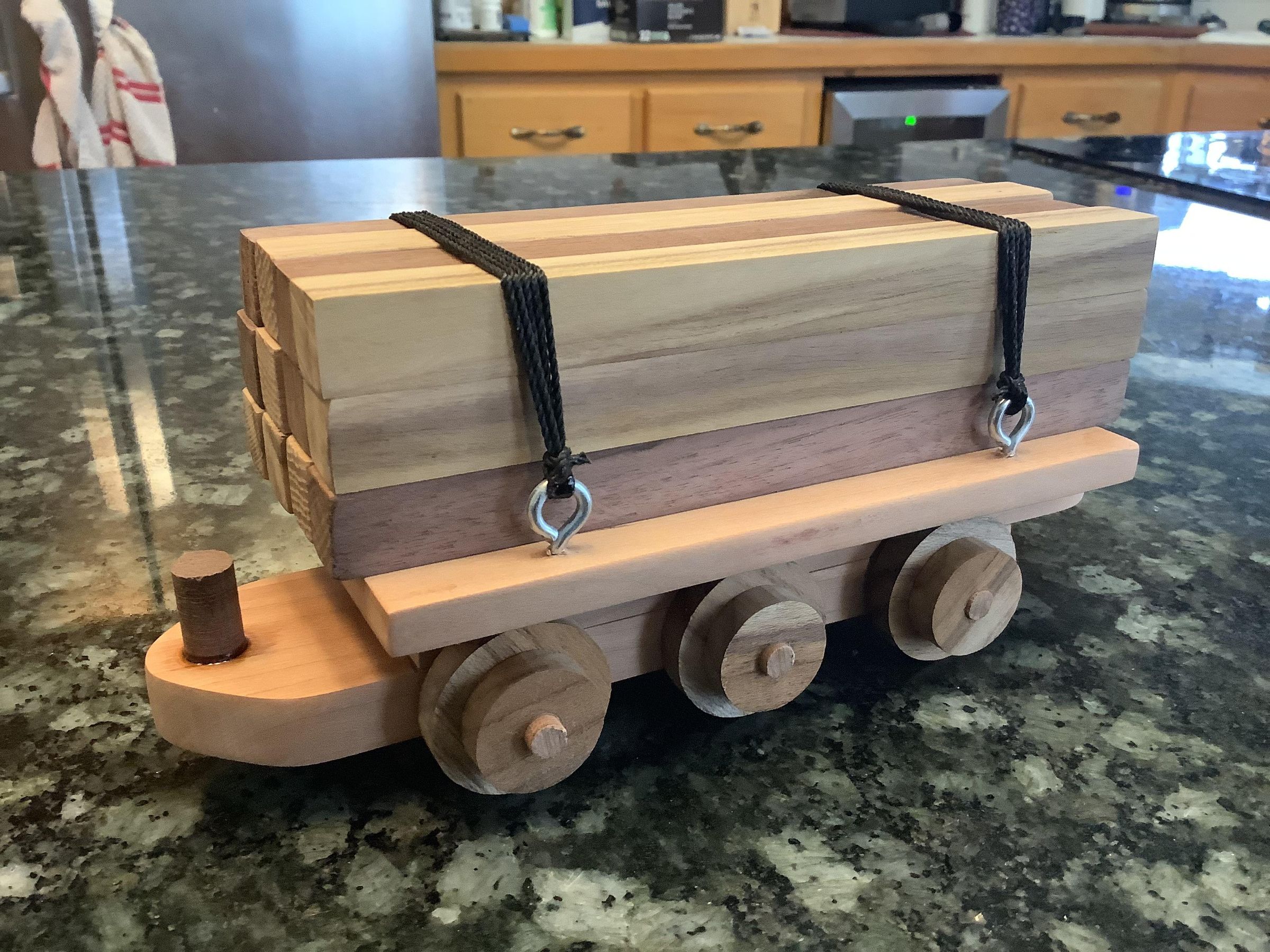 Miniature Wooden Train - 7 Car Set : 10 Steps (with Pictures ...