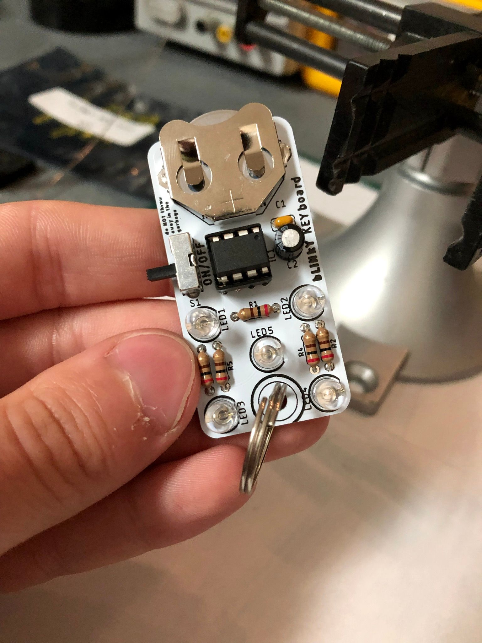 Blinky KEY Board Soldering Kit : 17 Steps - Instructables