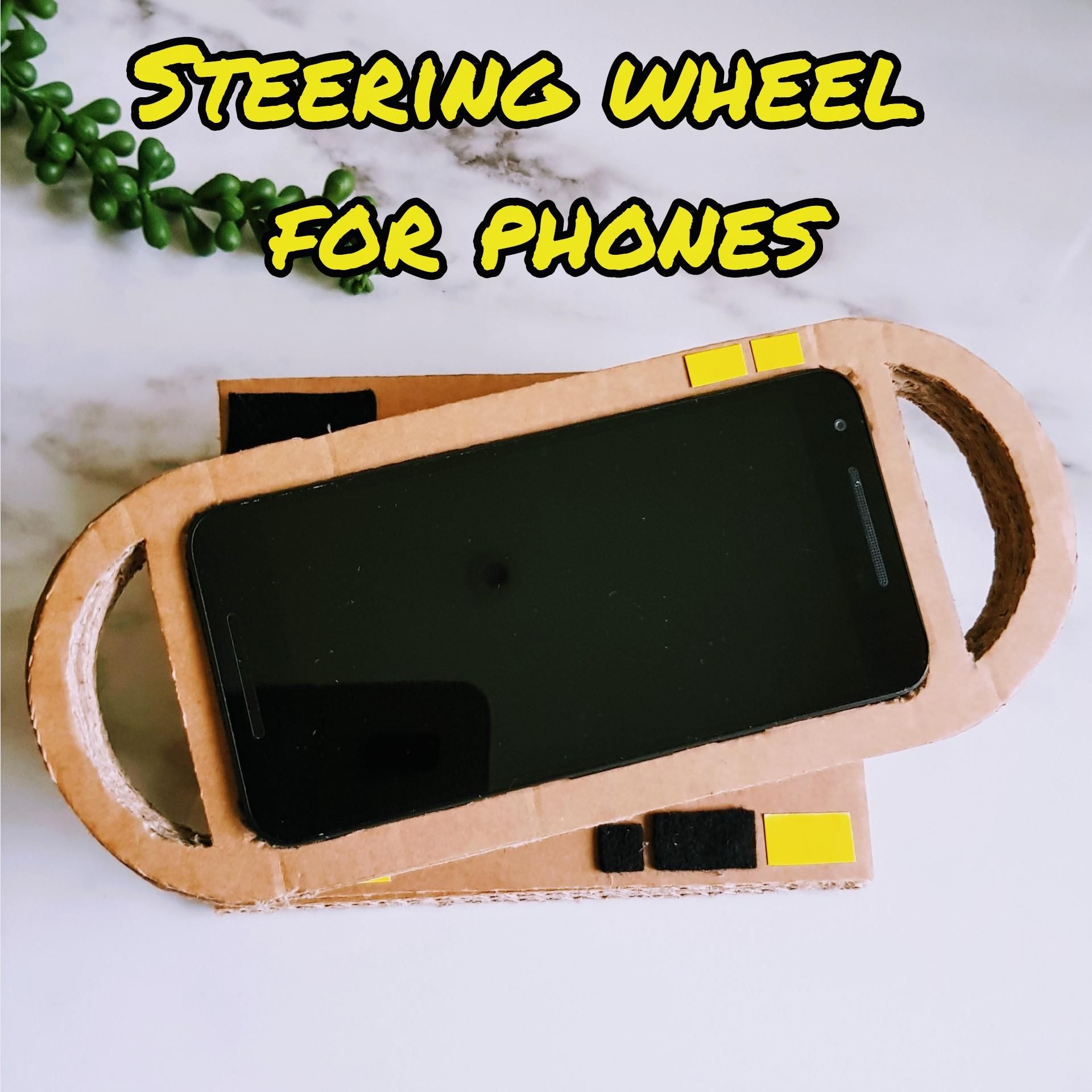 Cardboard Steering Wheel for Phone : 10 Steps (with Pictures ...