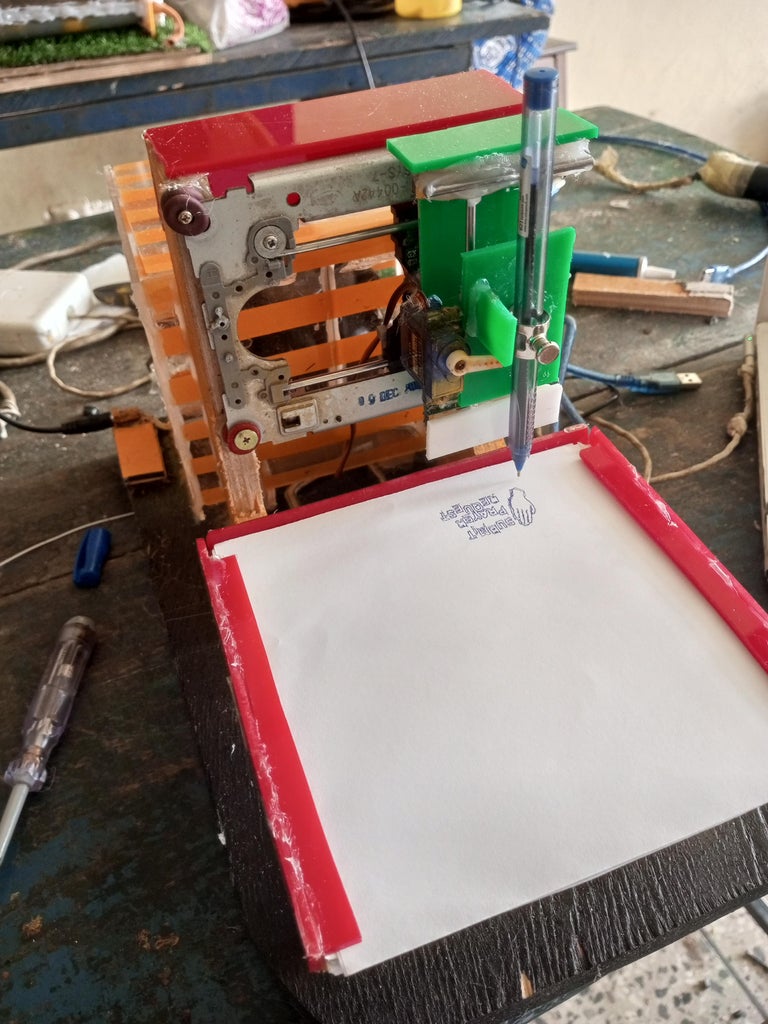 Arduino 2d Printer 6 Steps With Pictures Instructables
