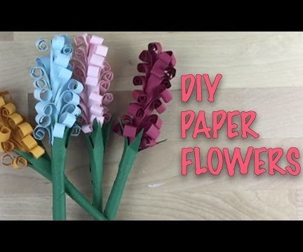 Make Your Own Paper Hyacinth Flowers : 5 Steps (with Pictures ...