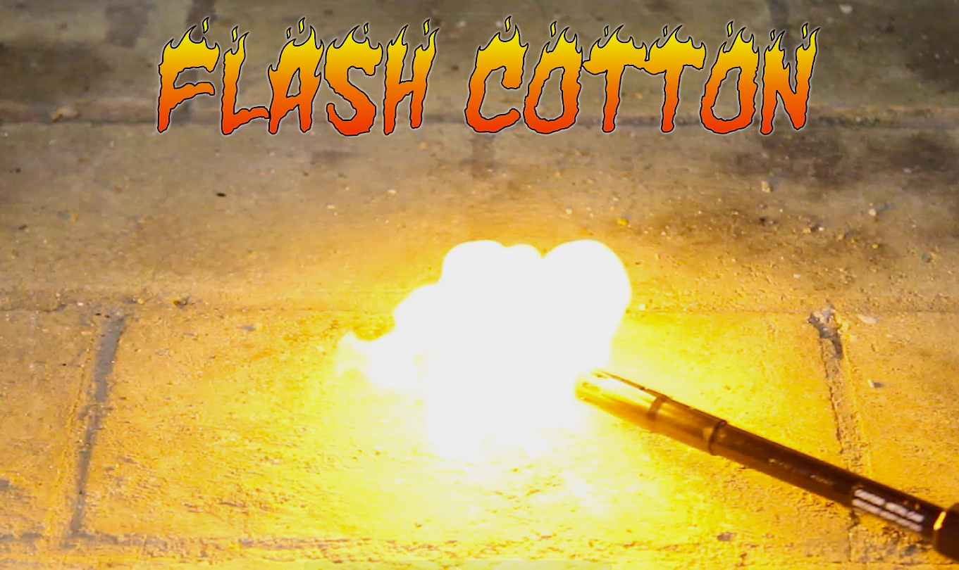 Flash Cotton (Nitrocellulose) : 4 Steps - Instructables