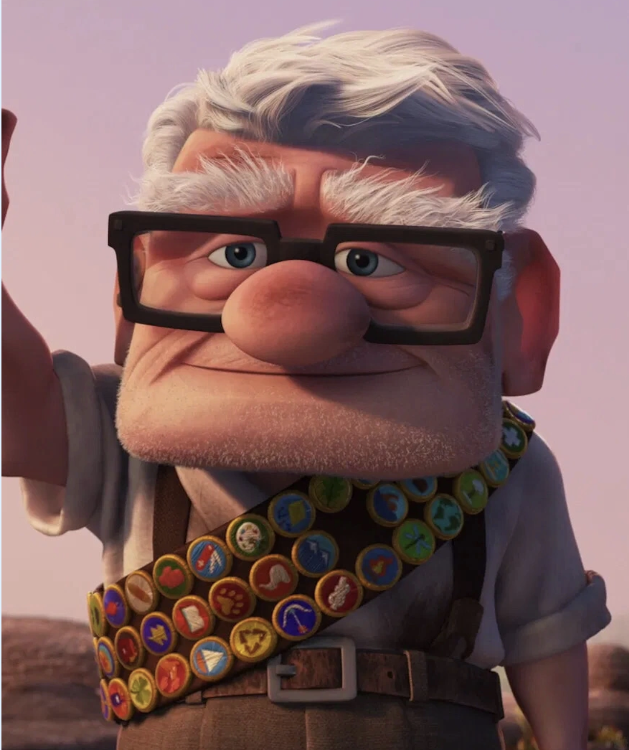 Carl Fredricksen From Pixar’s Up As an Open-Faced Tempura Lettuce ...