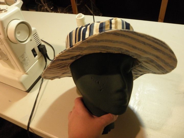 Beginner Sewing - Make a Summer Hat Pattern From Scratch : 9 Steps ...