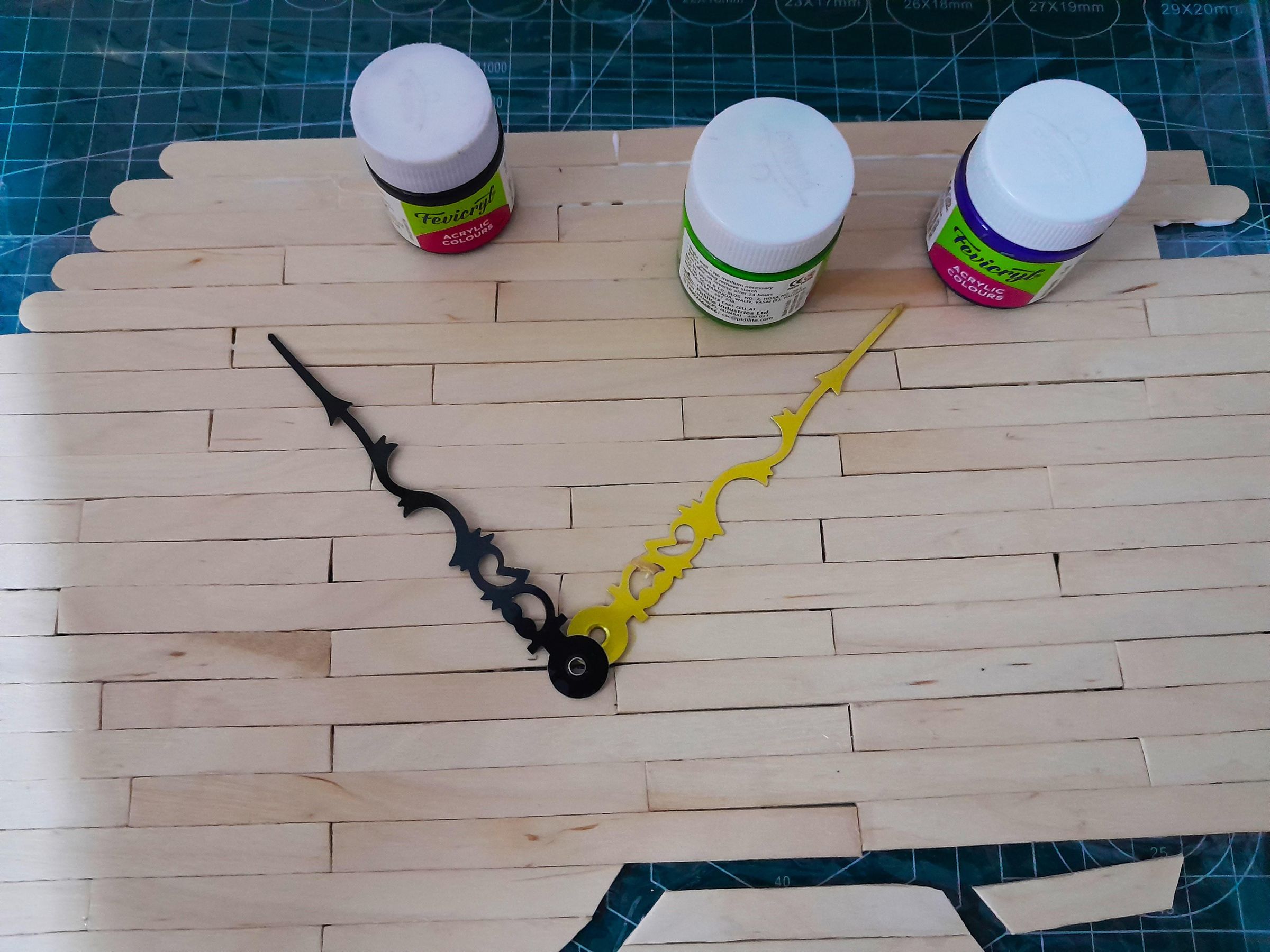 "Time Heals": Artisan Clock, Hobby Project From Simple Wooden Items ...