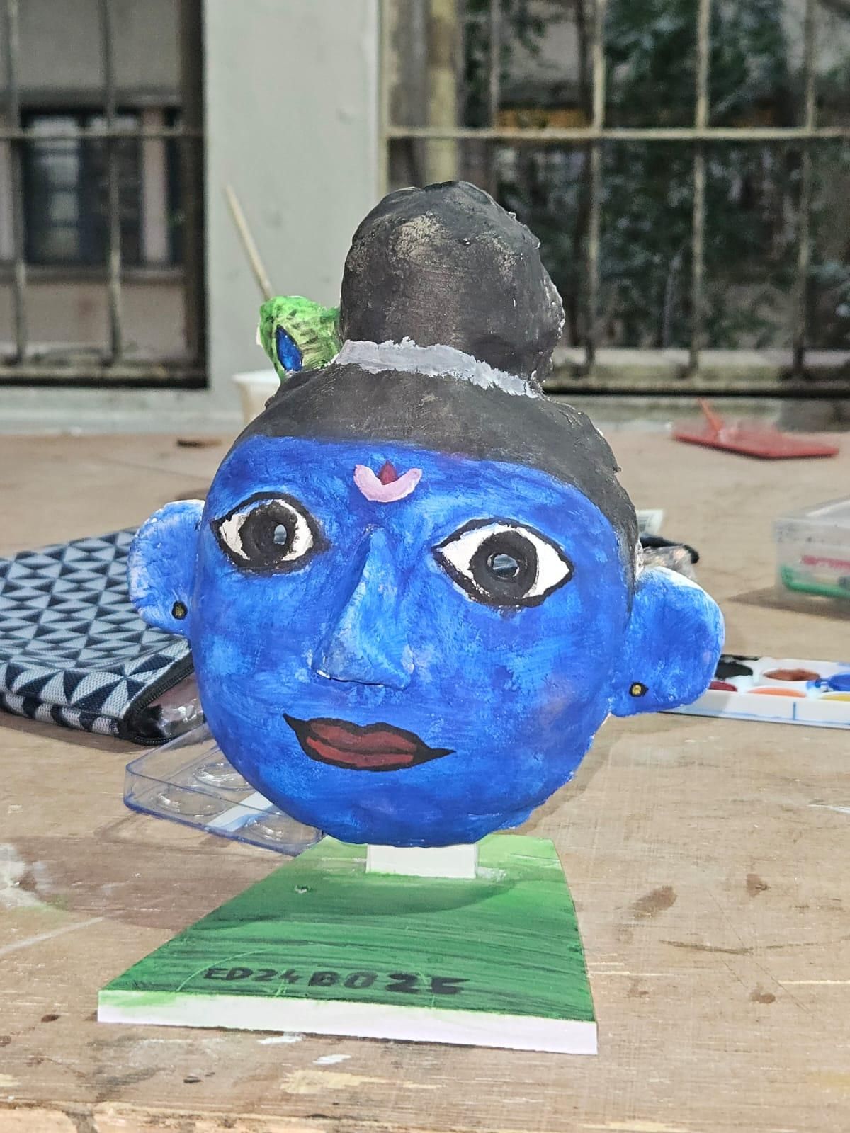A Clay Mask of Lord Krishna : 5 Steps - Instructables