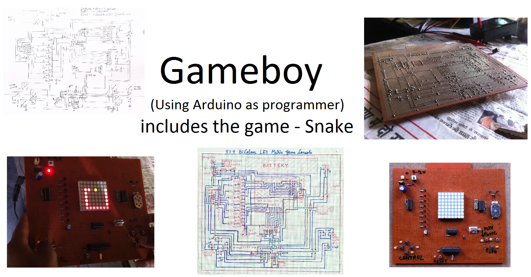 Handheld Gameboy - Using Arduino (with Snake Game) (with Pictures ...