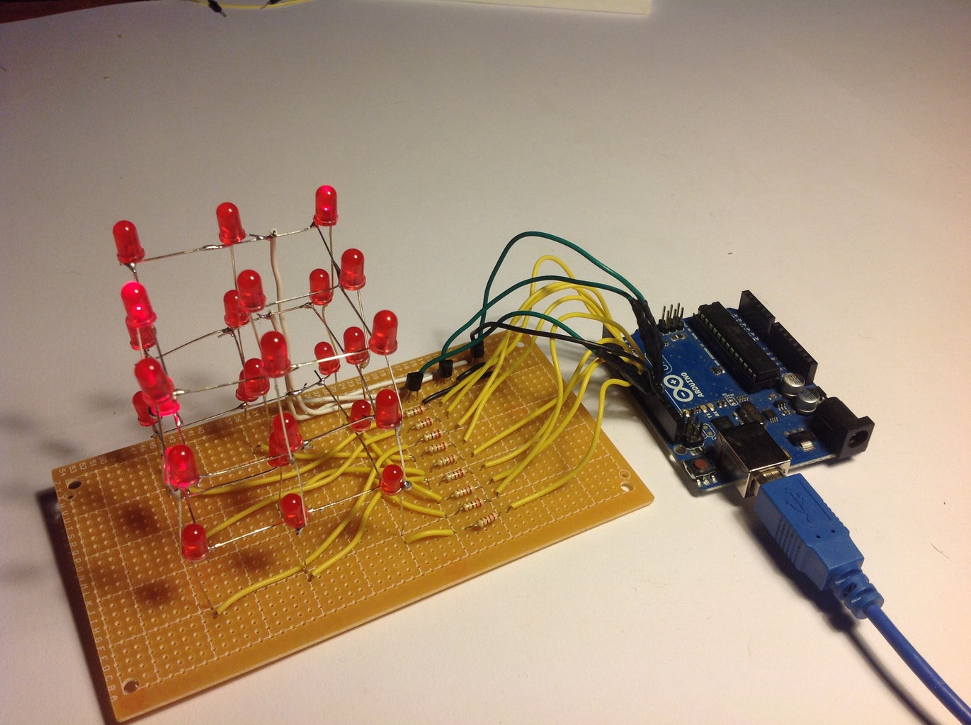 Arduino – LED Cube 3x3x3 : 4 Steps - Instructables Arduino – LED Cube 3x3x3 : 4 Steps - Instructables