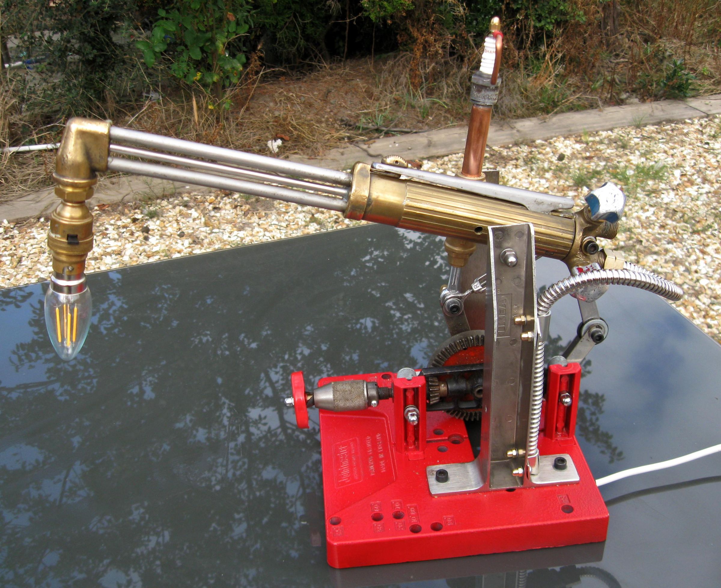 The Steampunk Welding Torch Desk Lamp : 14 Steps (with Pictures ...