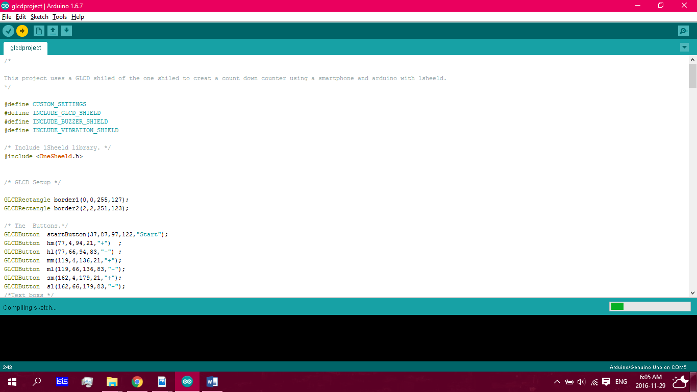 Countdown Timer Using GLCD Shield : 8 Steps (with Pictures) - Instructables