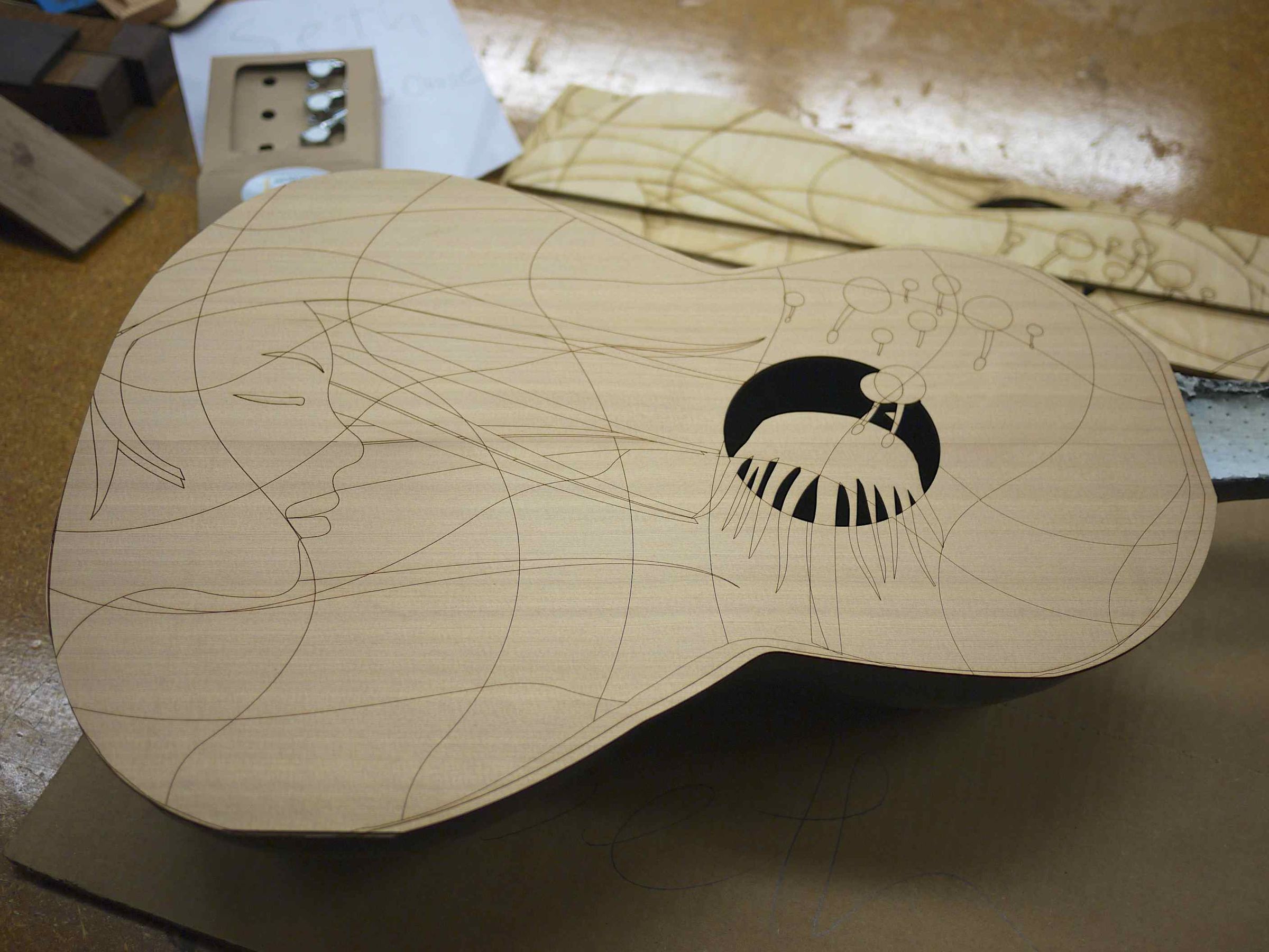 Laser Etched & Colored Soundboard - Made at Techshop : 9 Steps ...