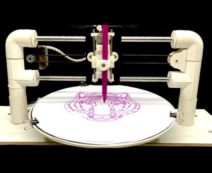 Polar CNC Plotter : 11 Steps (with Pictures) - Instructables