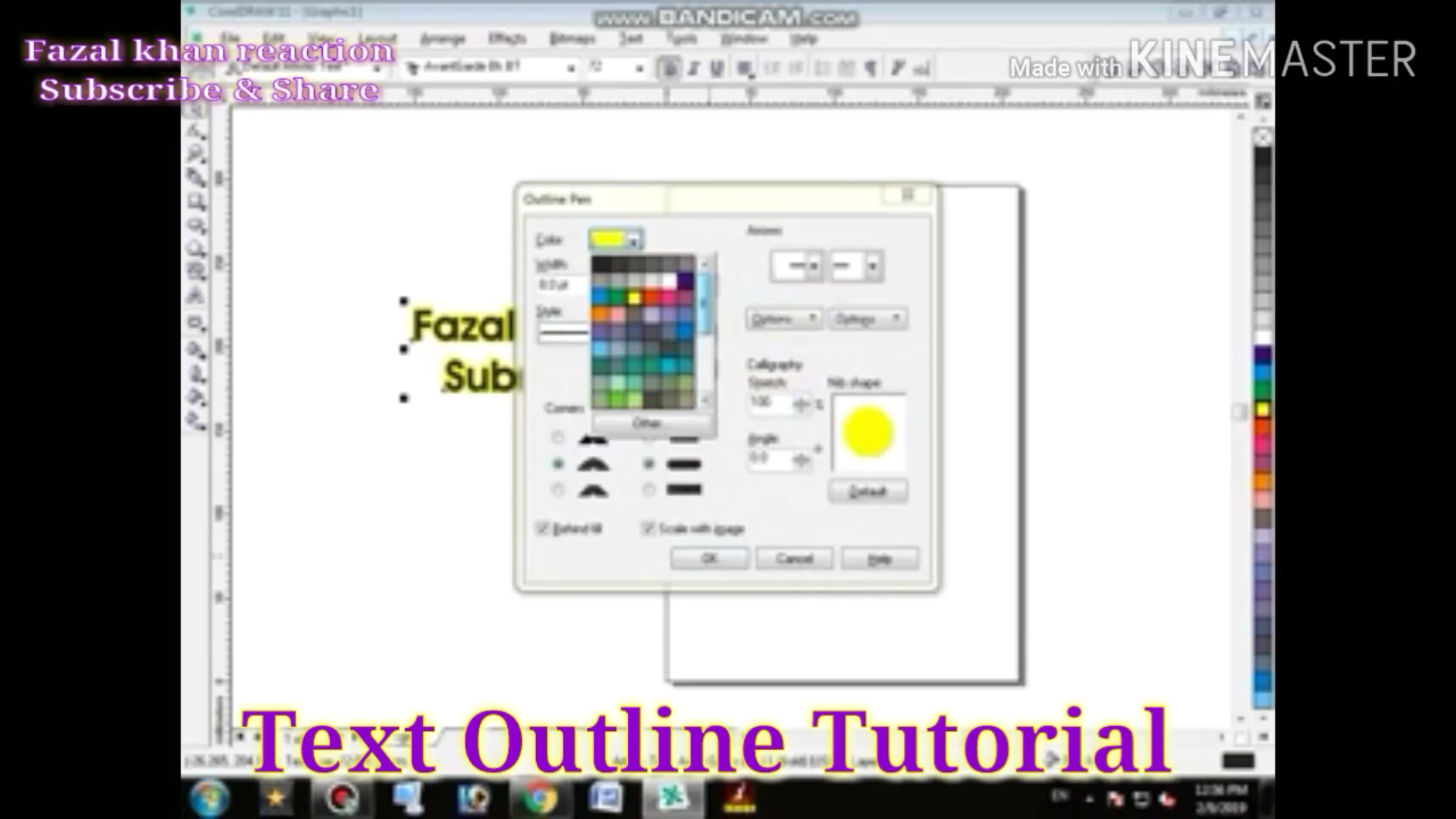 How to Text Outline in Coral Draw : 3 Steps - Instructables