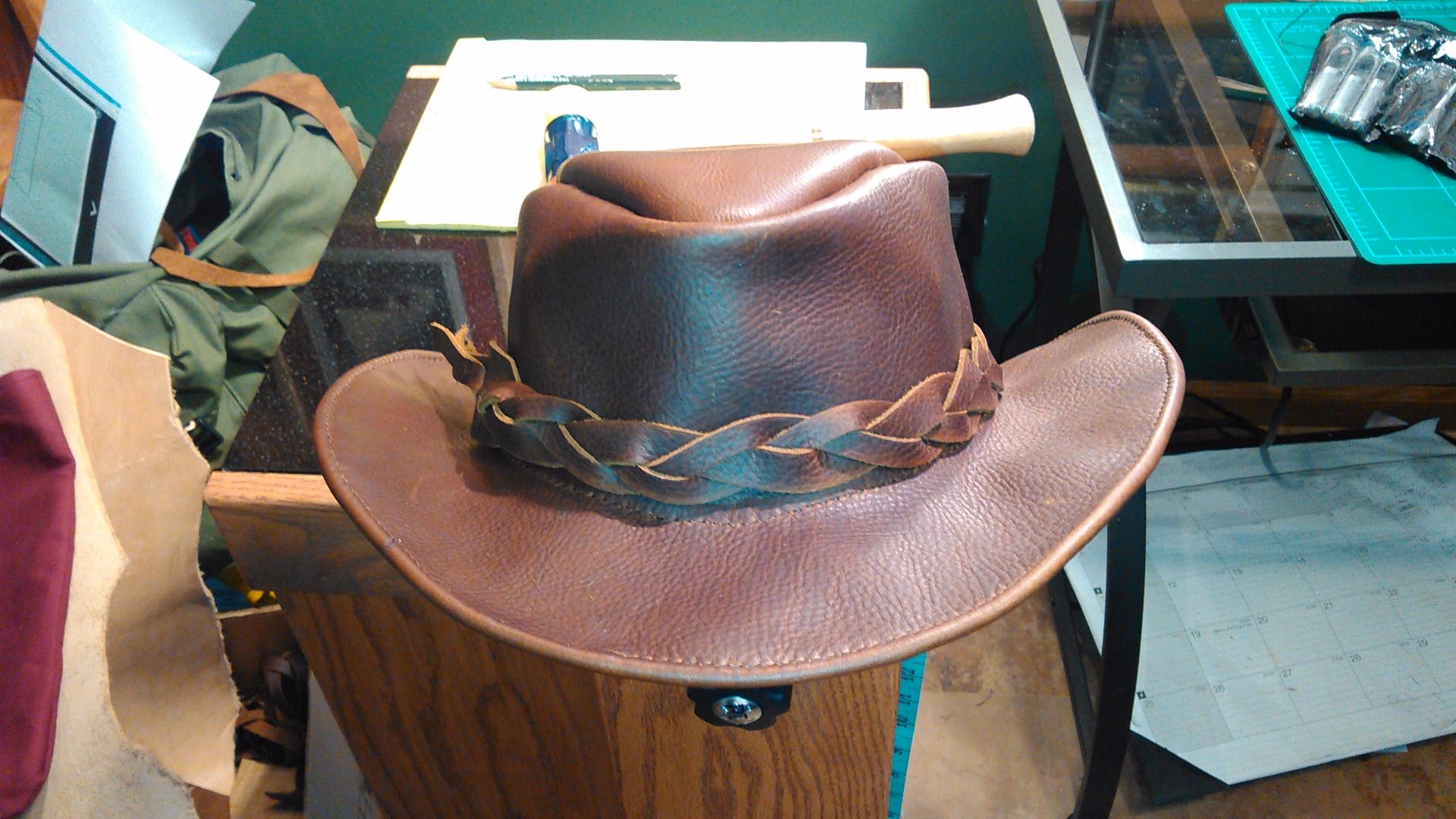 How to Make a Leather Bushcraft Hat : 11 Steps (with Pictures ...