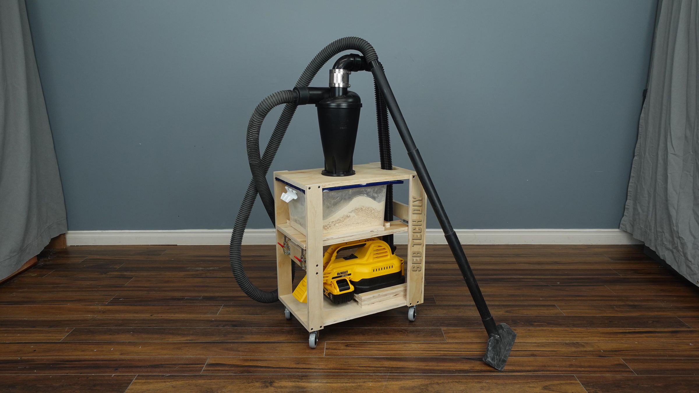 Cordless Dust Collector Cart : 19 Steps (with Pictures) - Instructables