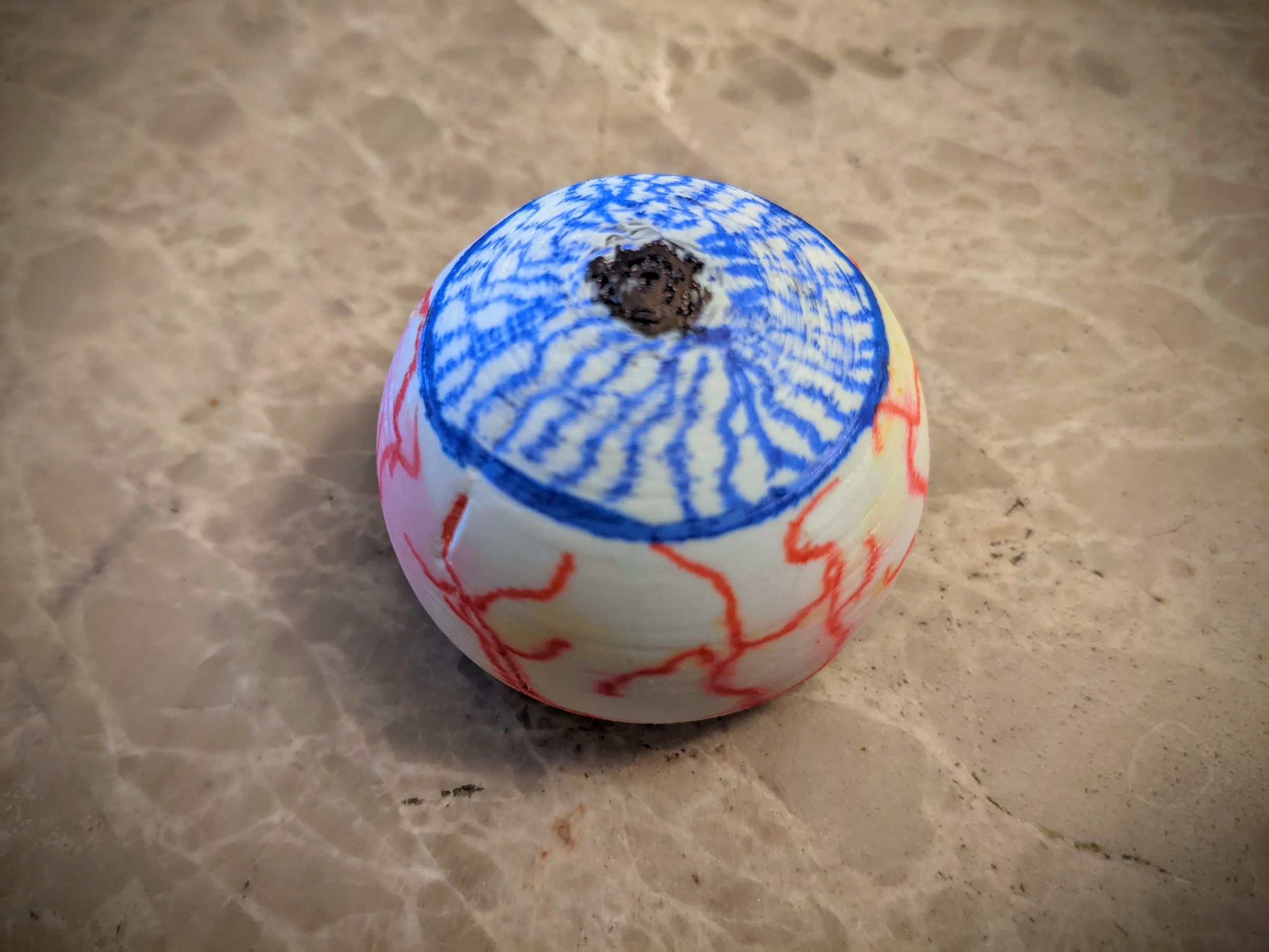 Halloween Pumpkin With a Moving Animatronic Eye | This Pumpkin Can Roll ...