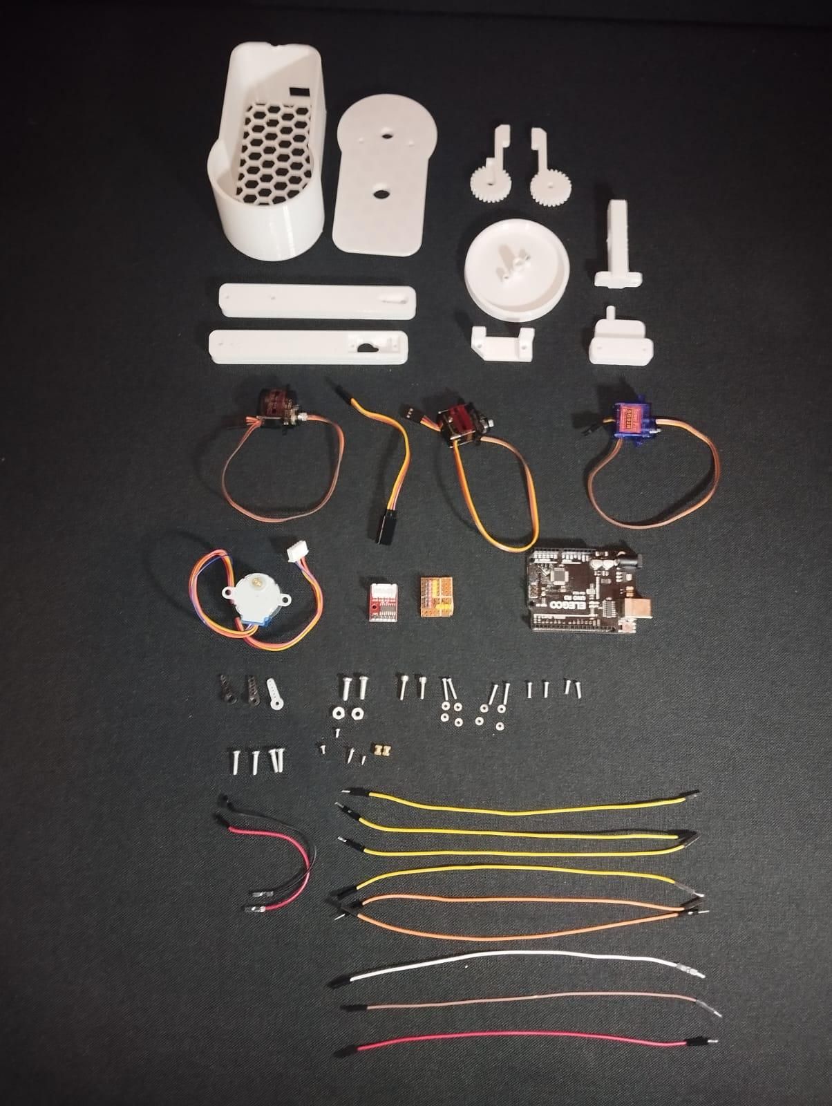 A Robotic Arm, Based on Mg90s Servos and 28BYJ-48 Stepper Motor. : 11 ...