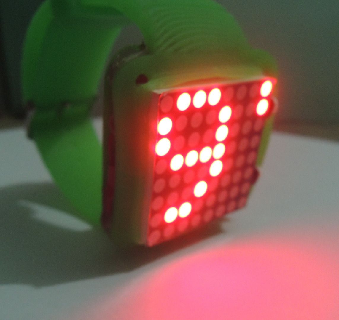 DIY Arduino Dot Matrix Wrist Watch : 13 Steps (with Pictures ...
