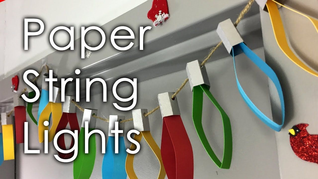 Christmas Paper String Lights : 4 Steps (with Pictures) - Instructables