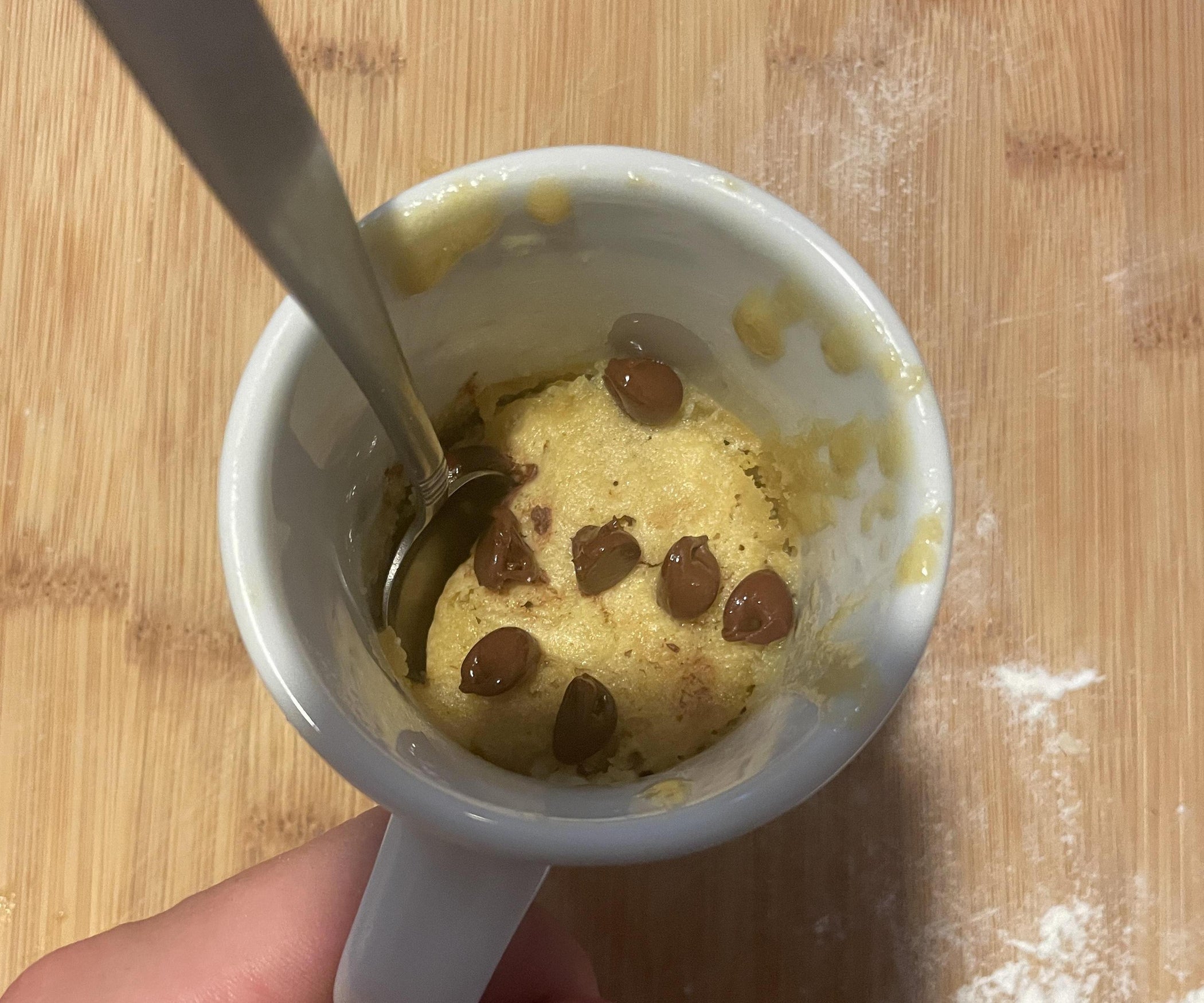 Easy Microwave 1 Minute Chocolate Chip Cookie Mug : 5 Steps - Instructables