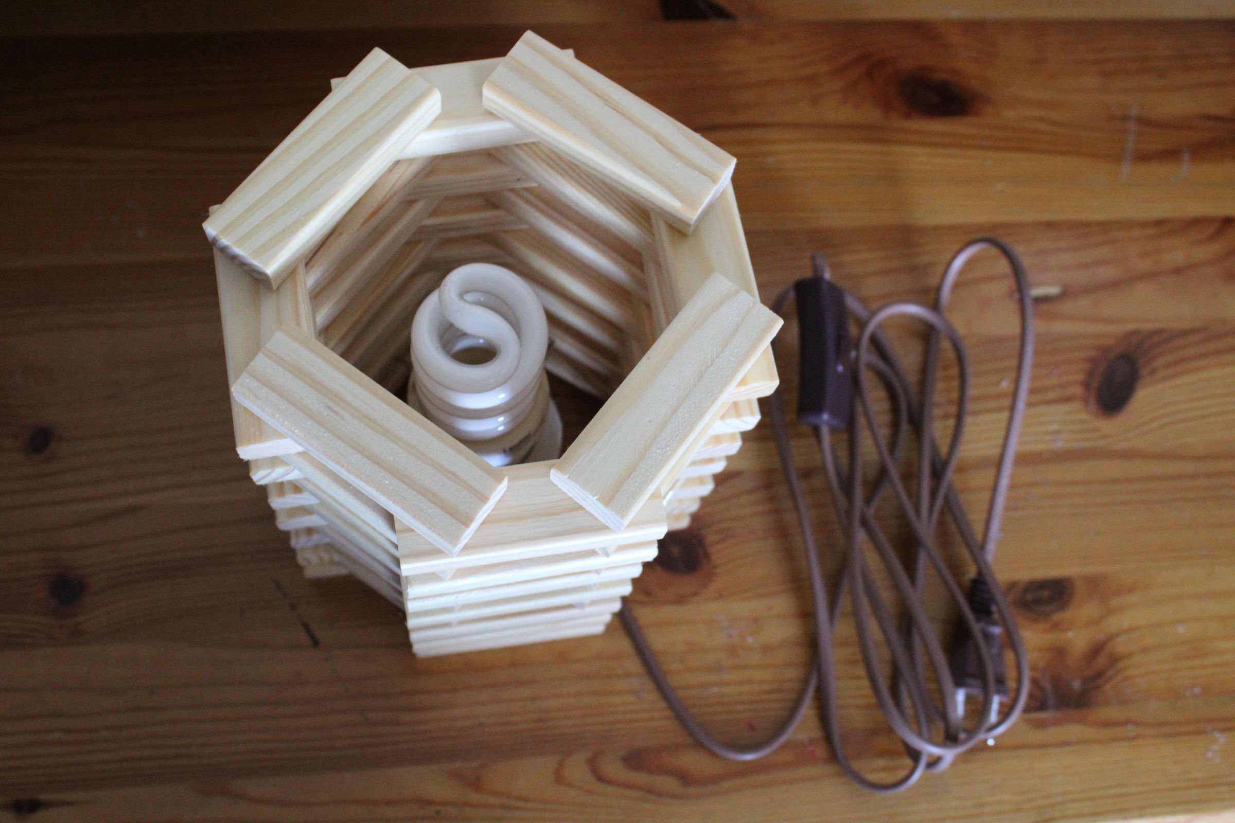 Jenga Lamp DIY : 5 Steps - Instructables