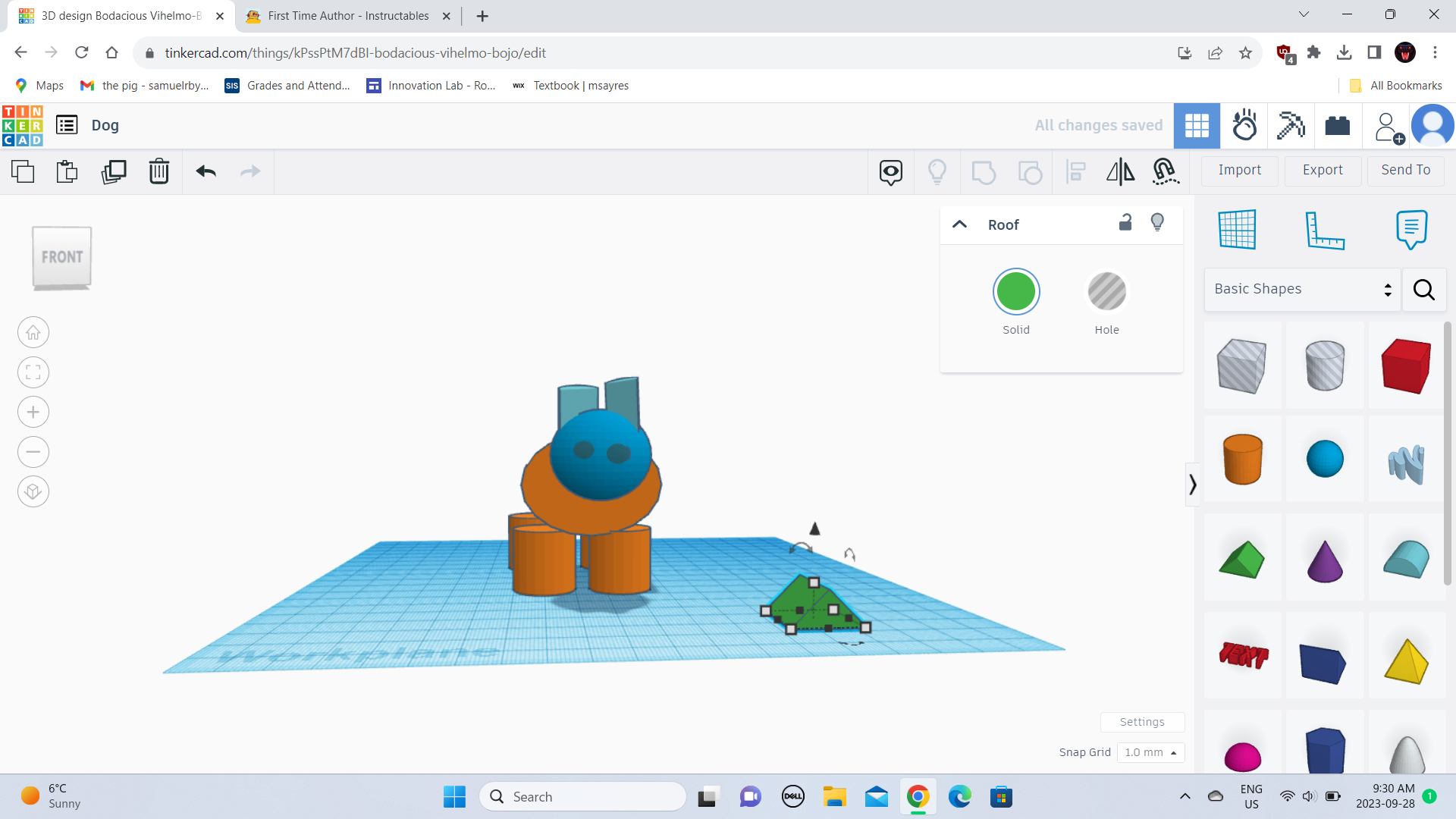 How to Make a Dog in Tinkercad : 21 Steps - Instructables