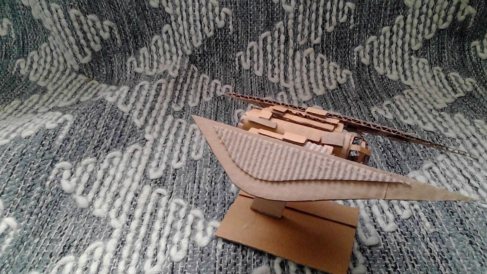 Cardboard Model Star Fighter : 8 Steps - Instructables