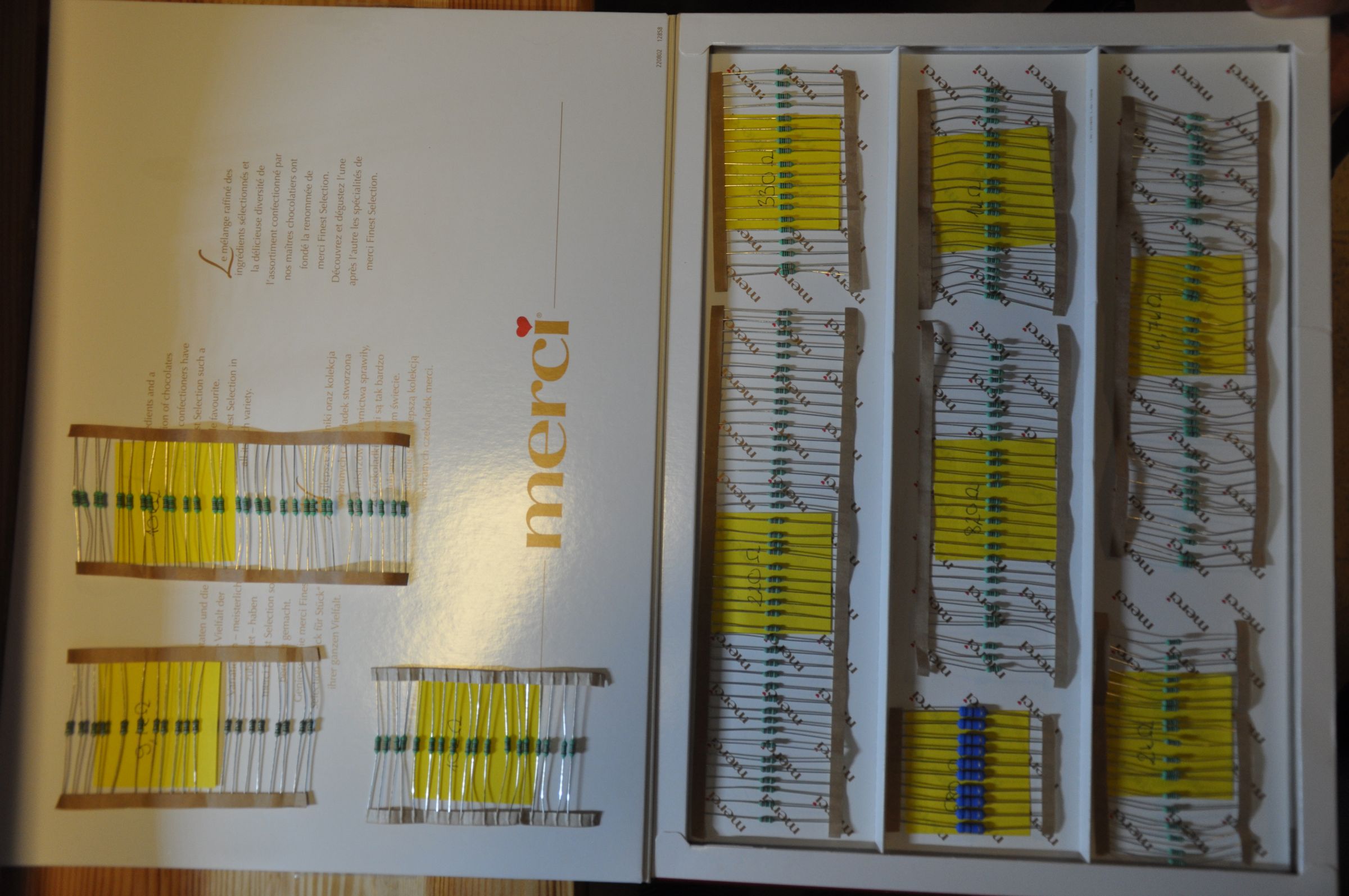 Resistor Storage for Beginners : 6 Steps - Instructables