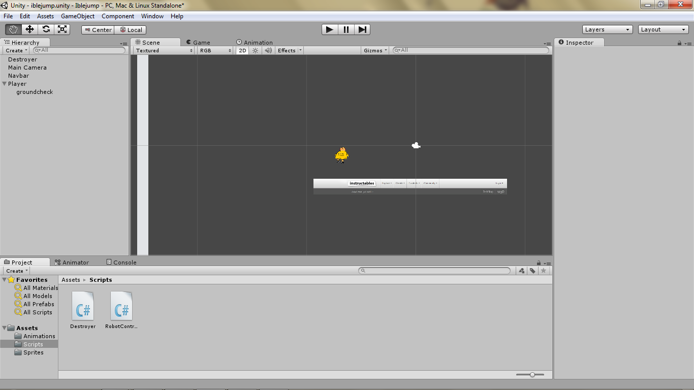 Make a 2D Video Game With Unity : 19 Steps (with Pictures) - Instructables