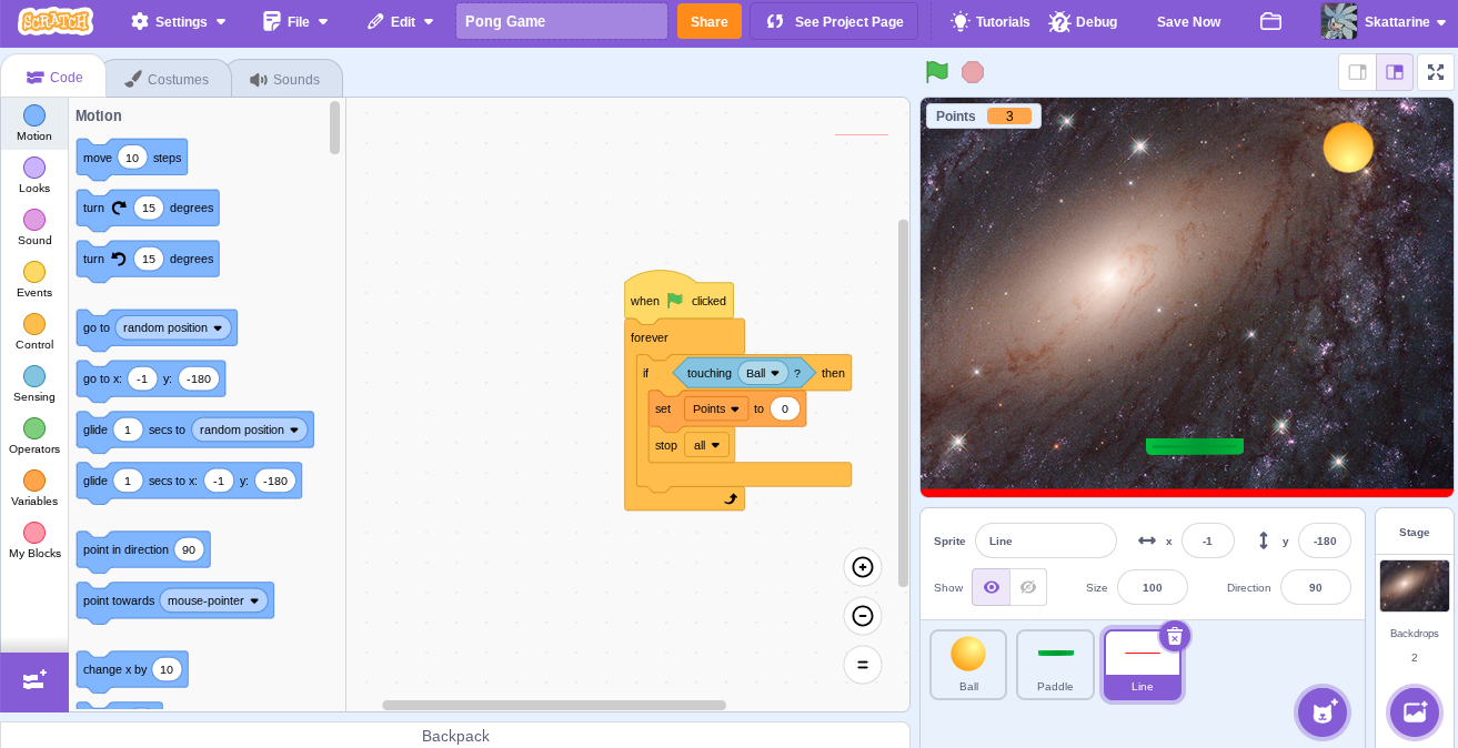 How to Make a Pong Game on Scratch : 8 Steps - Instructables