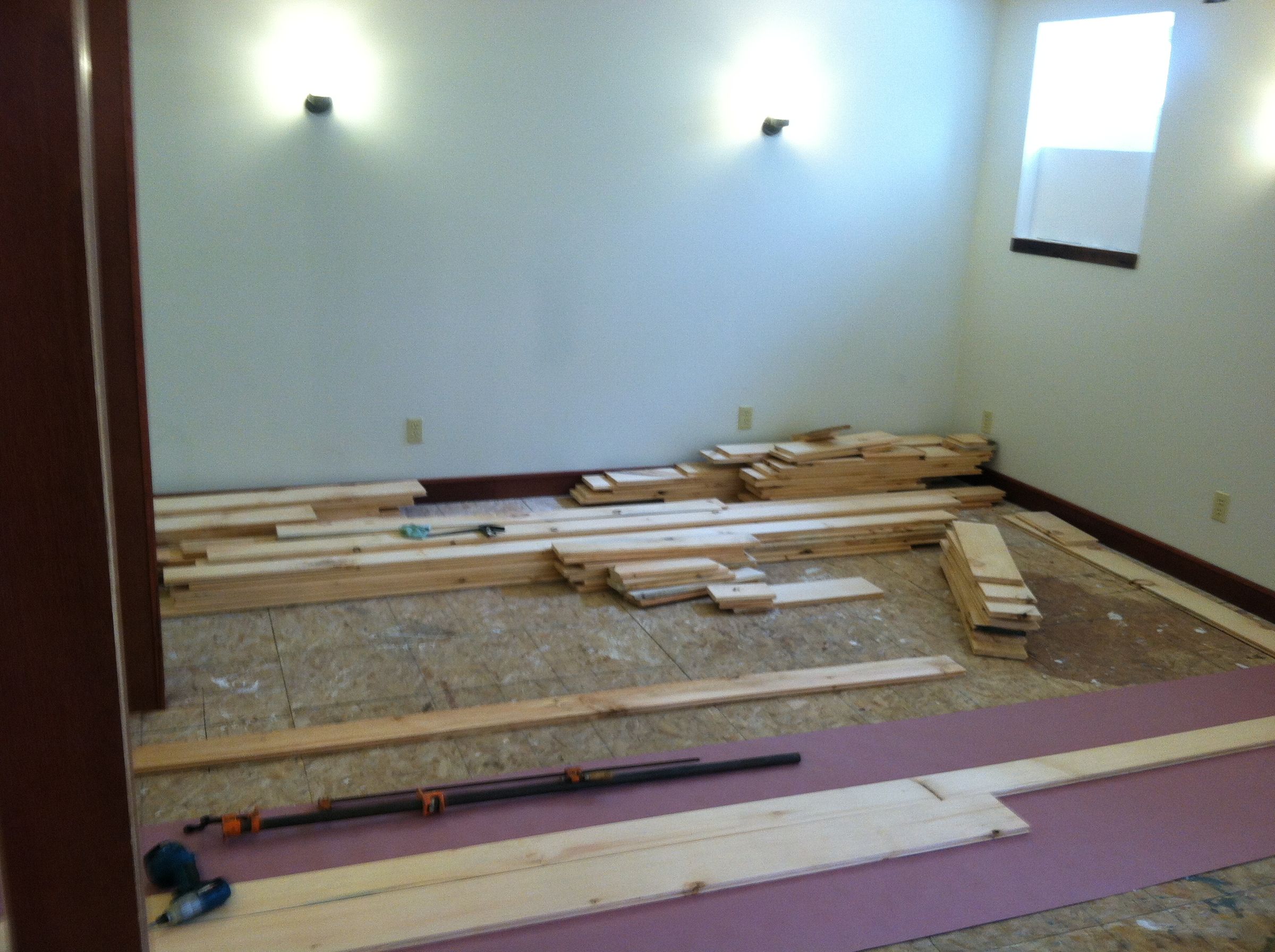 Wide Plank Floor DIY: Rough Cut to Tongue and Groove : 10 Steps (with ...