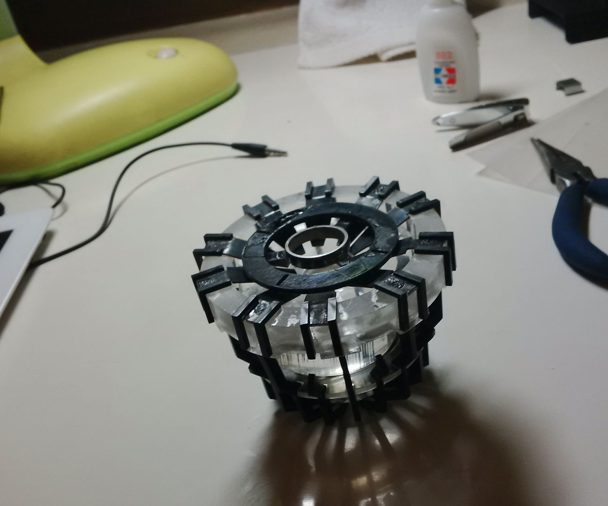 Arc Reactor Model Powered by Solar Energy : 14 Steps - Instructables
